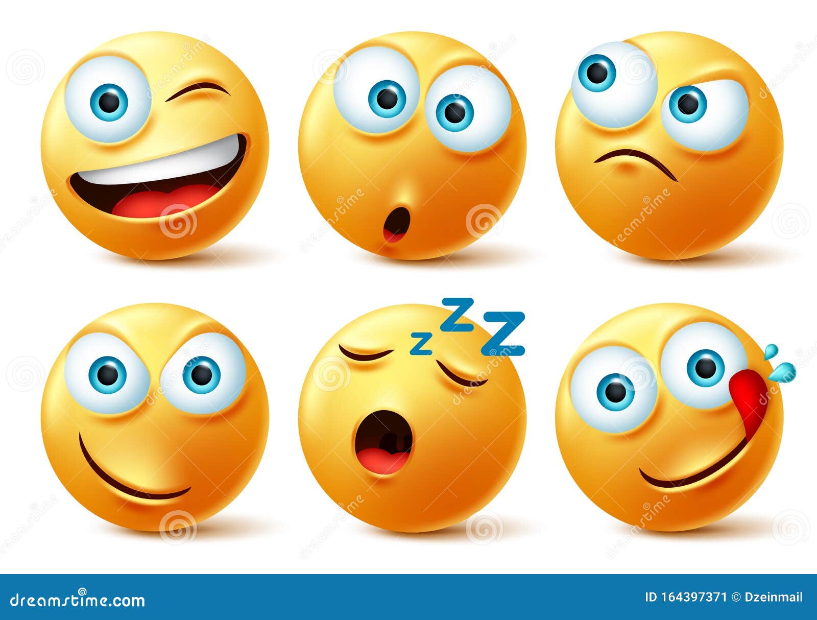 Smiley Emoticon Faces Vector Set. Smileys Emoticons of Yellow Face in ... Smiley Emoticon Faces Vector Set. Smileys Emoticons of Yellow Face in ...