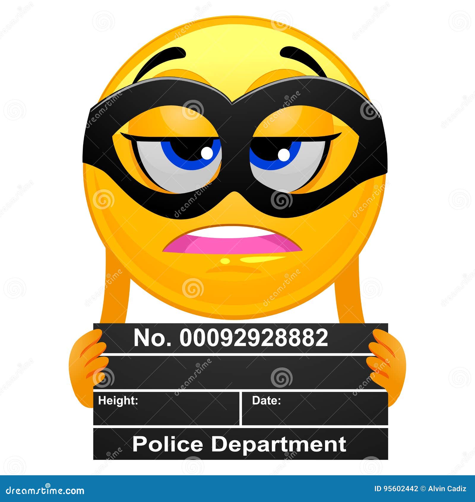 Gangster Emoticon Cartoon Vector | CartoonDealer.com #16666919