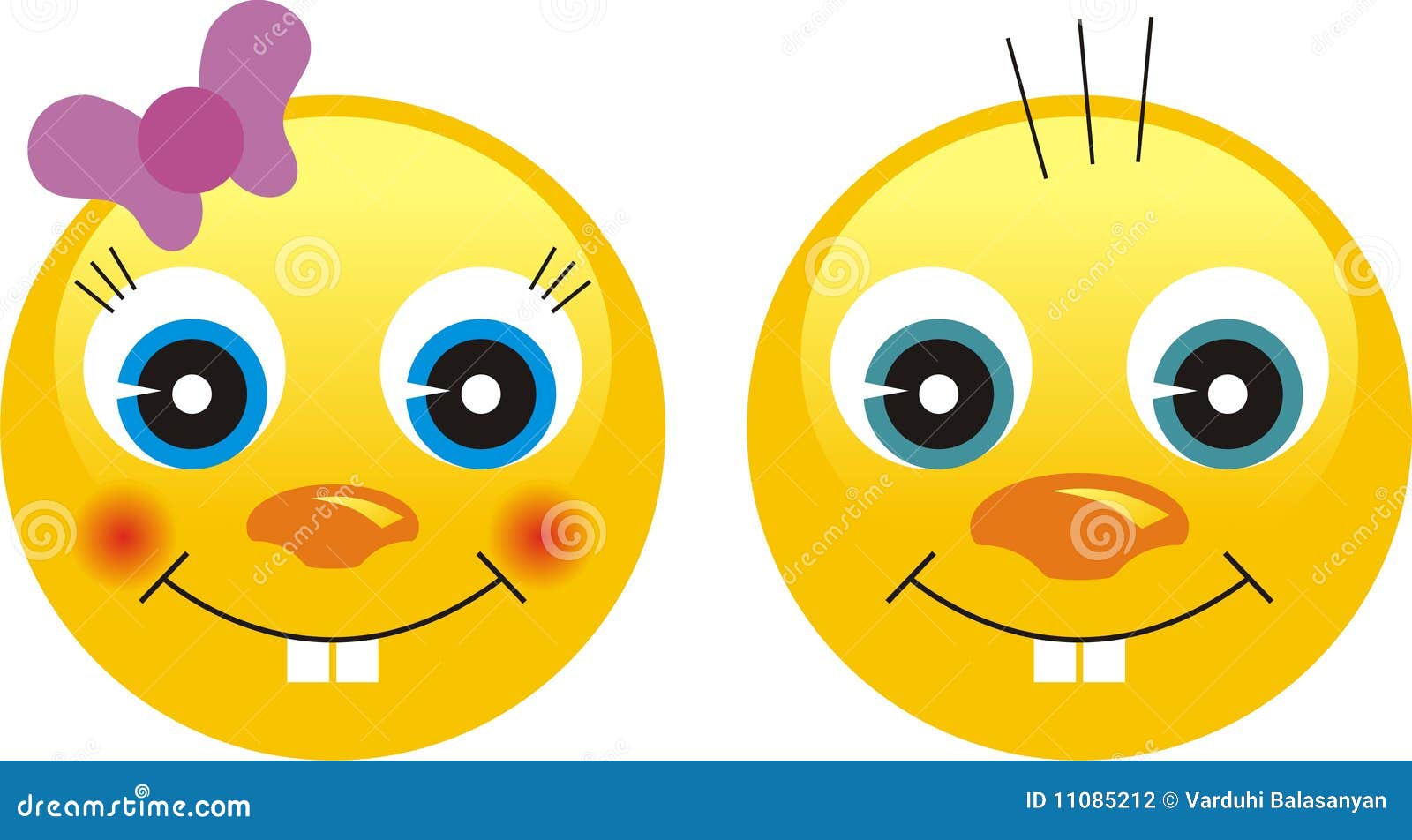 Smiley Emotion Faces stock vector. Illustration of emotions - 11085212