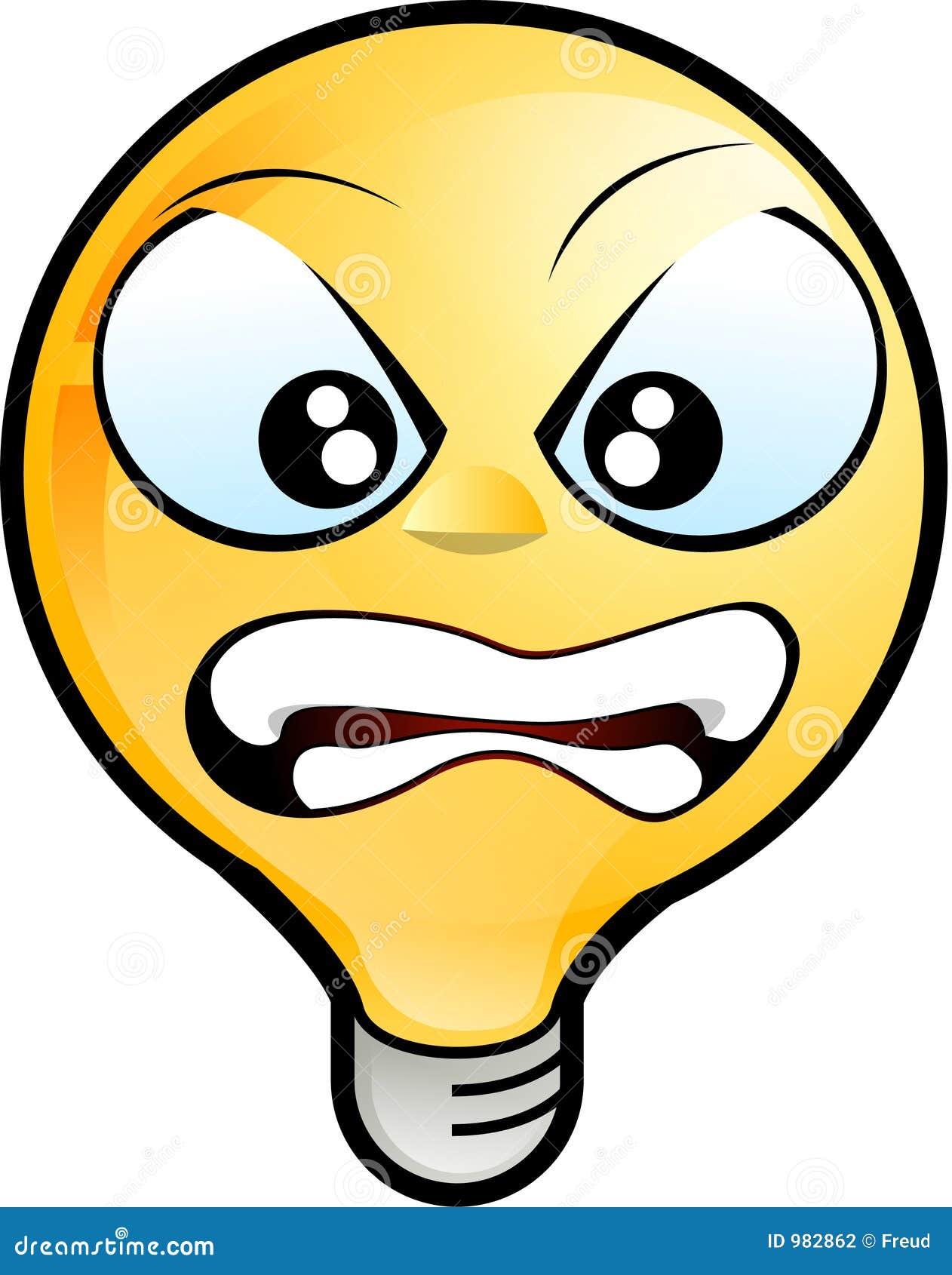 Temper Face Icon Vector Illustration | CartoonDealer.com #43188498