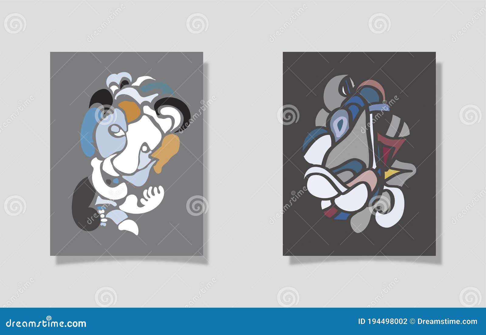 Smiley Face Abstract Design Stock Vector - Illustration of pattern ...