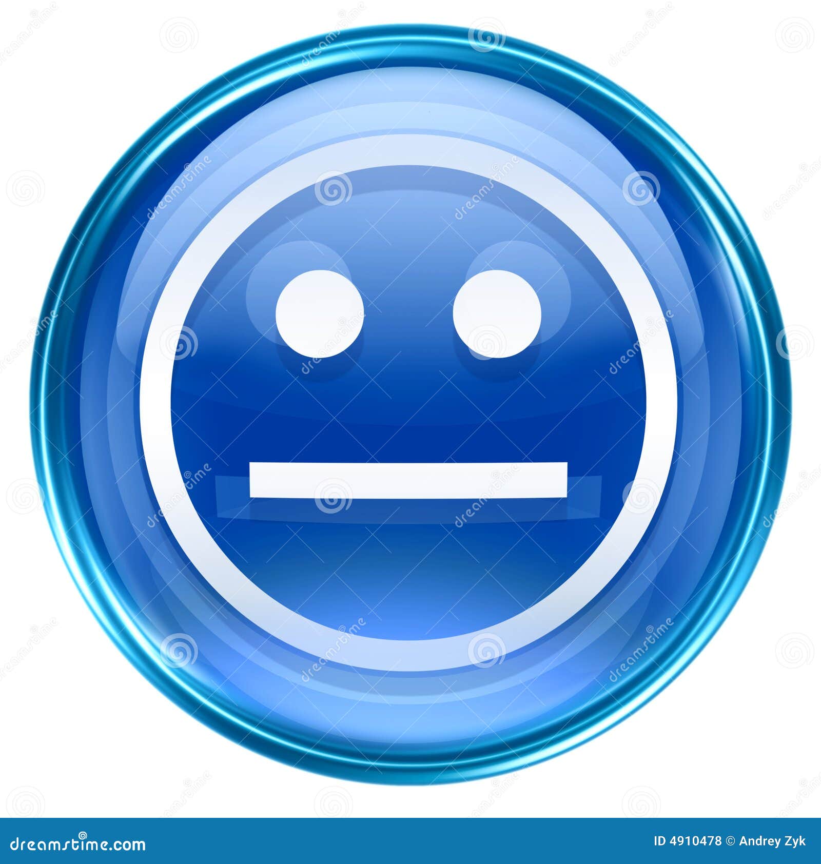 Sad Face In Blue With Teardrop 03 Cartoon Vector | CartoonDealer.com ...