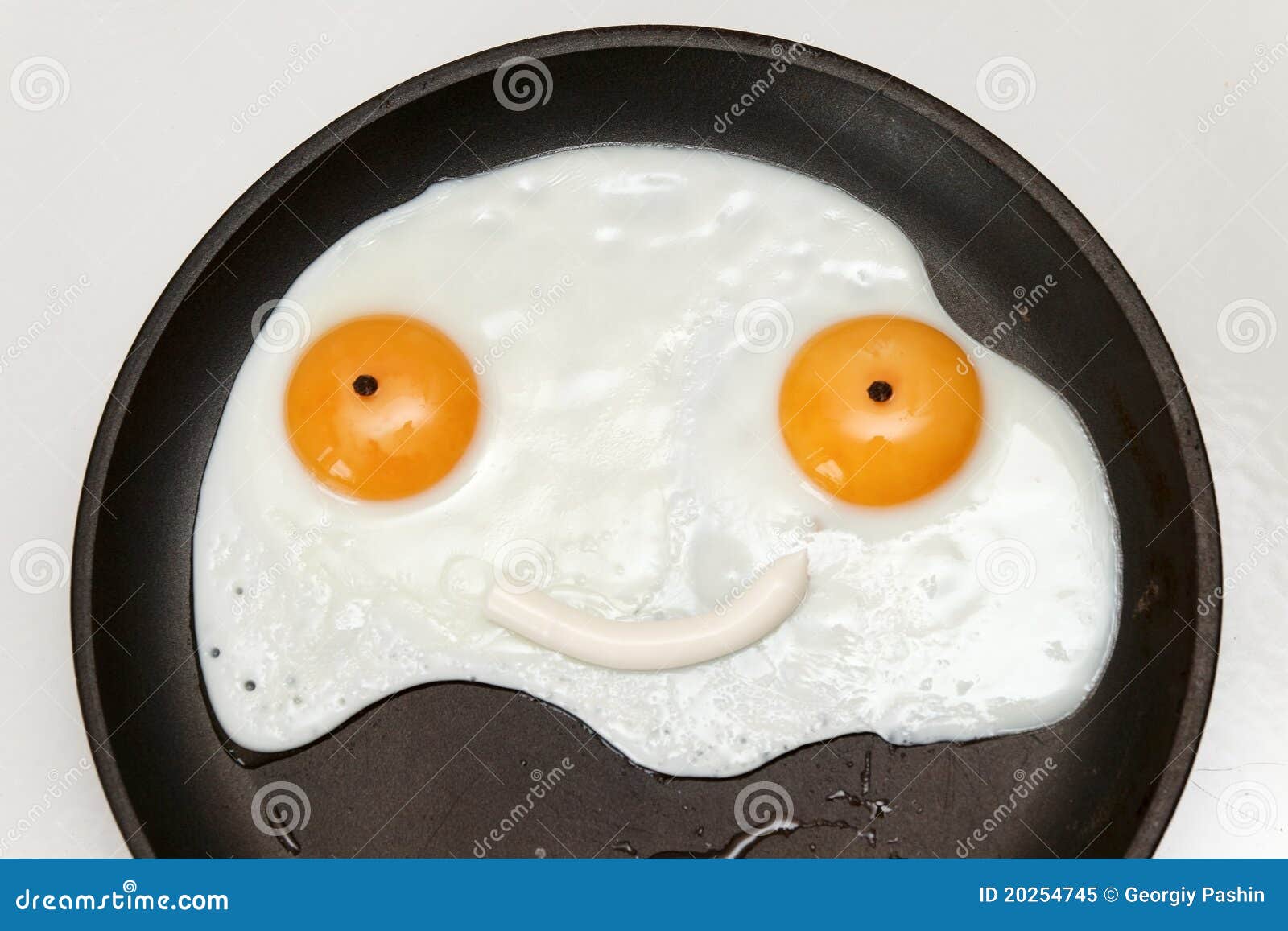 Smiley Face Breakfast stock image. Image of morning, protein - 20254745