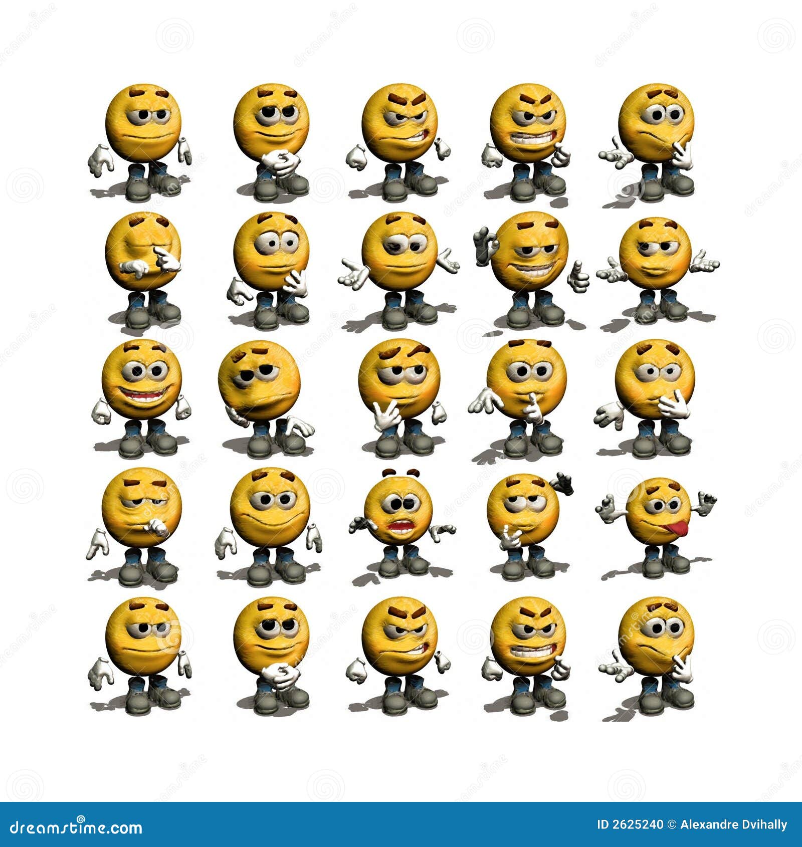 Smiley face collection stock illustration. Illustration of facial - 2625240
