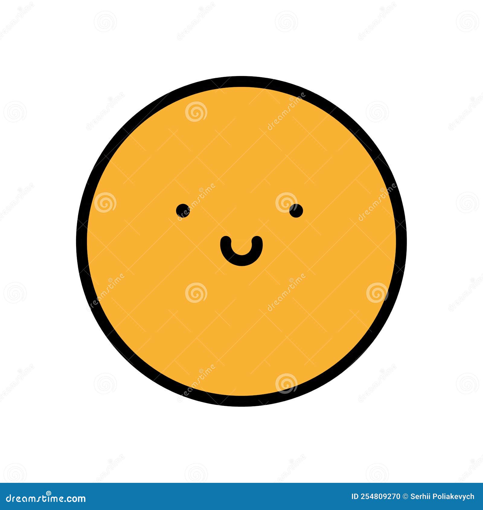 Smiley Face. Comic Drawing. Smile Icon. Vector Illustration. Stock ...