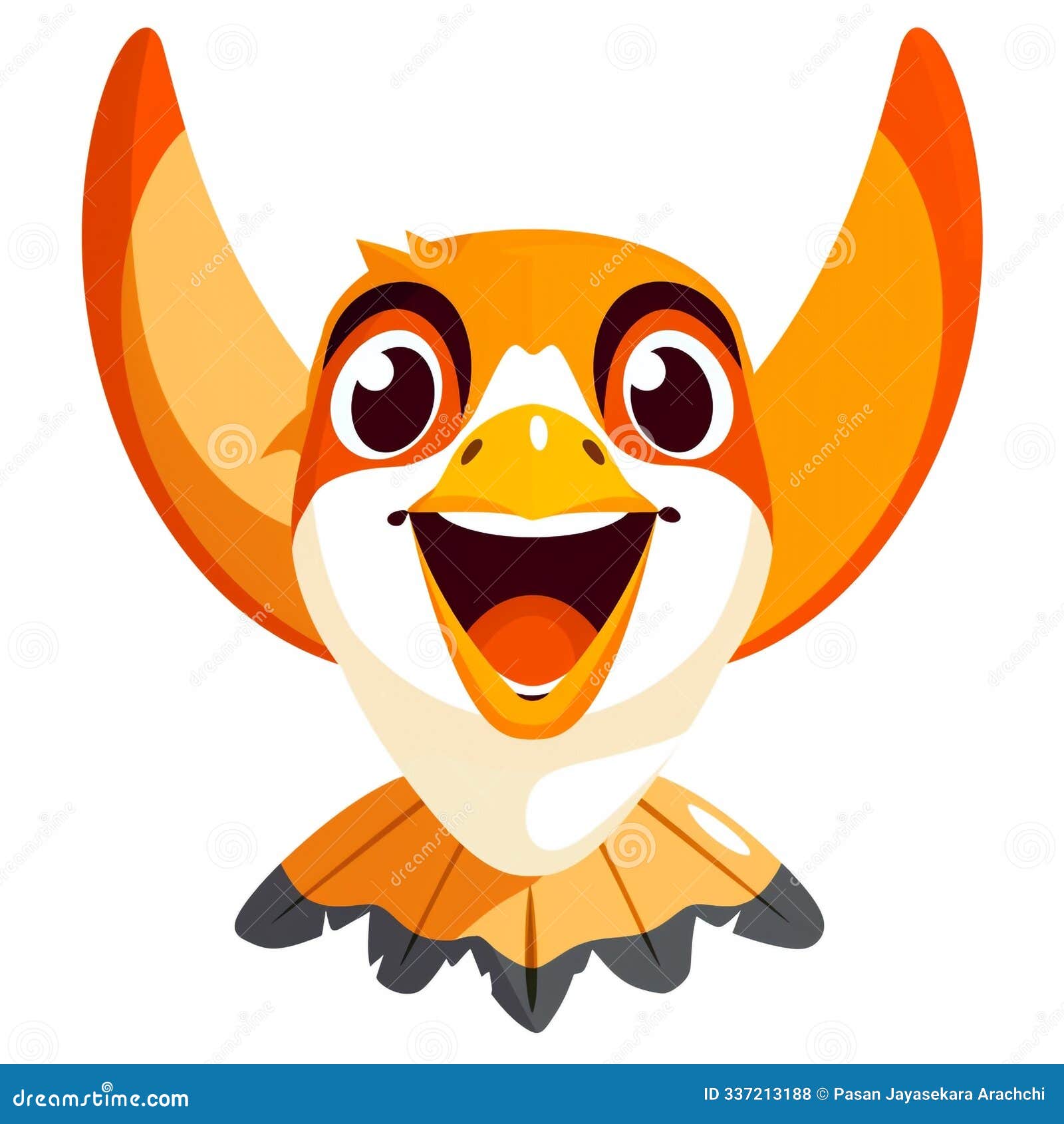 Smiley Face Diving Falcon stock illustration. Illustration of ...