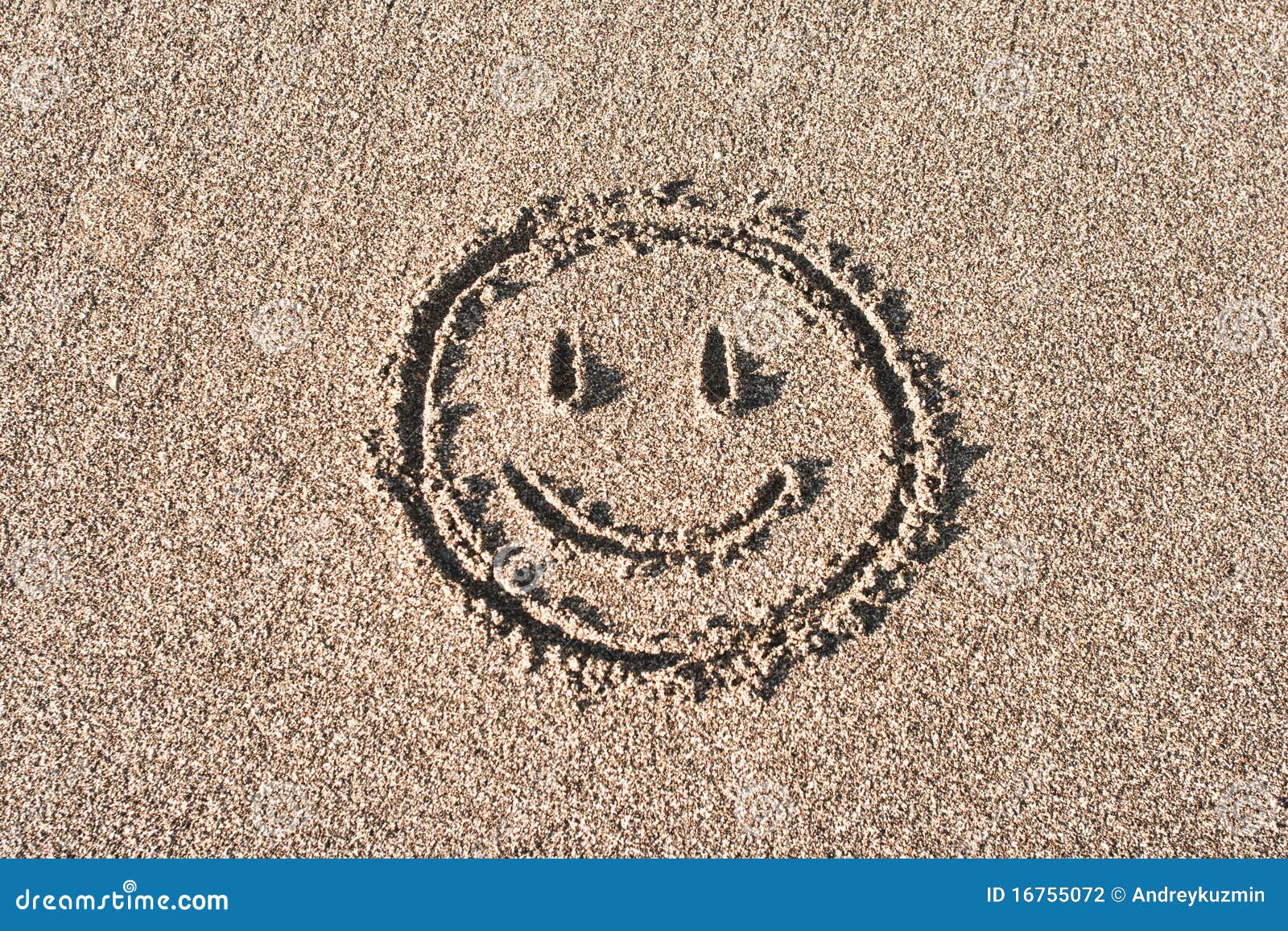 Smiley On The Sand Royalty-Free Stock Photography | CartoonDealer.com ...