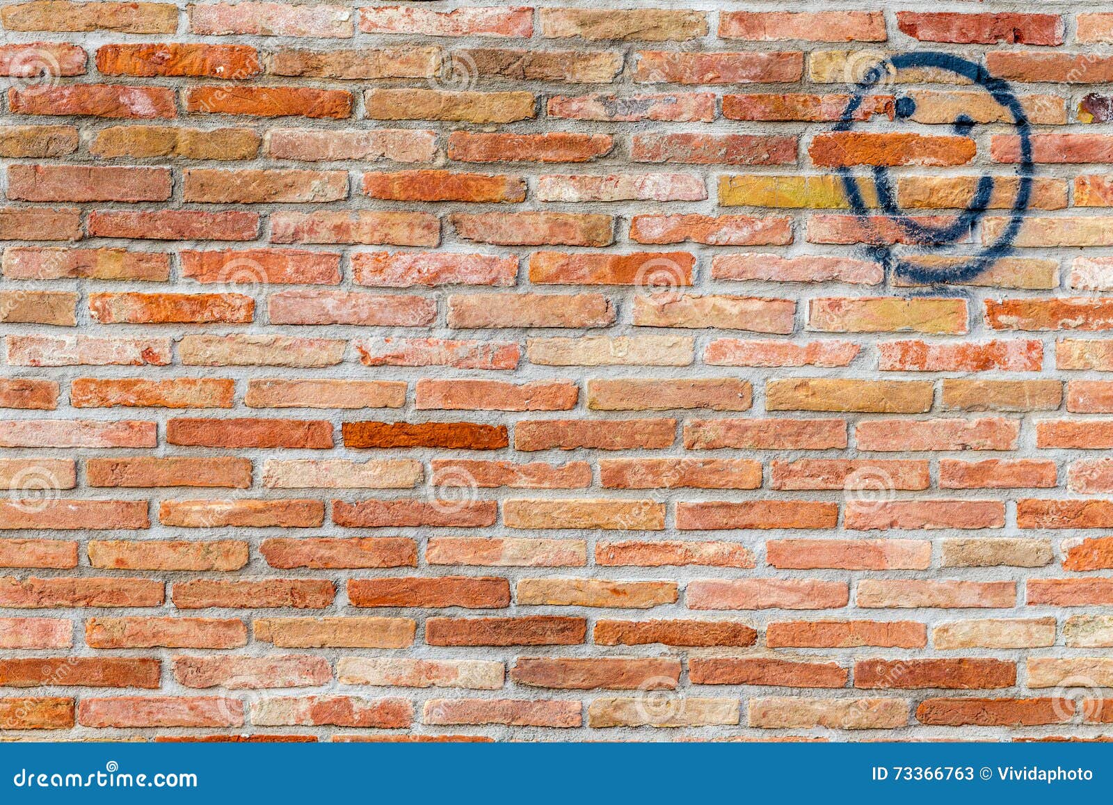Smiley Head Brick Wall