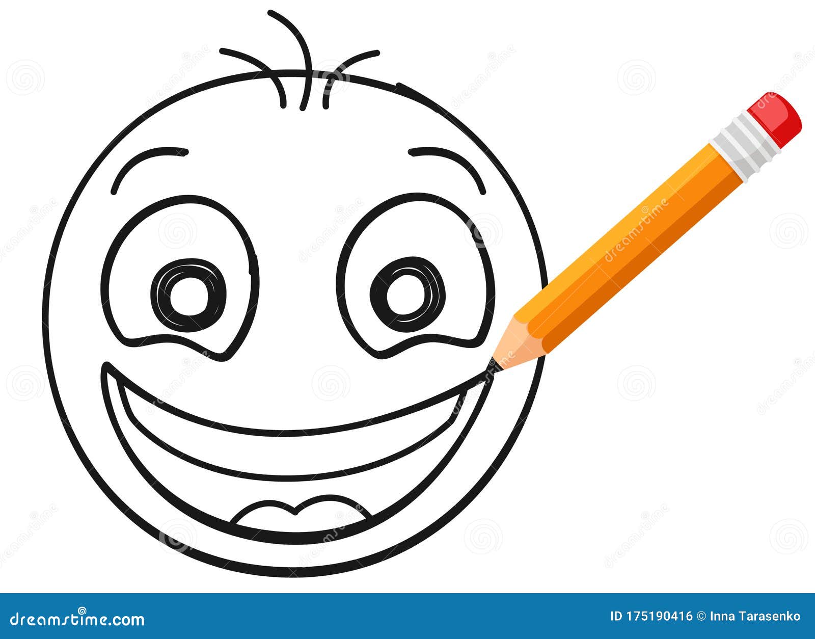 Smiley Pencil Stock Illustrations – 1,729 Smiley Pencil Stock ...