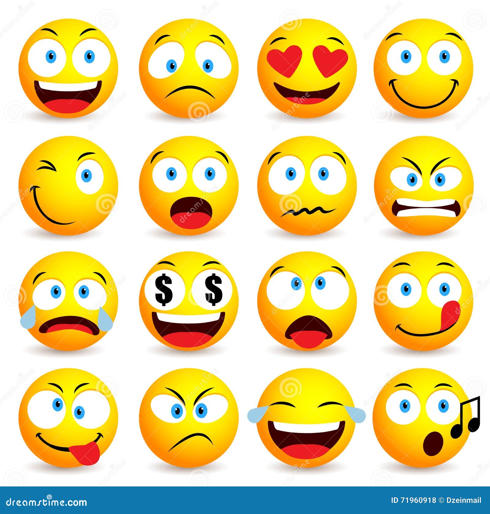 Smiley Face and Emoticon Simple Set with Facial Expressions Stock ... Smiley Face and Emoticon Simple Set with Facial Expressions Stock ...