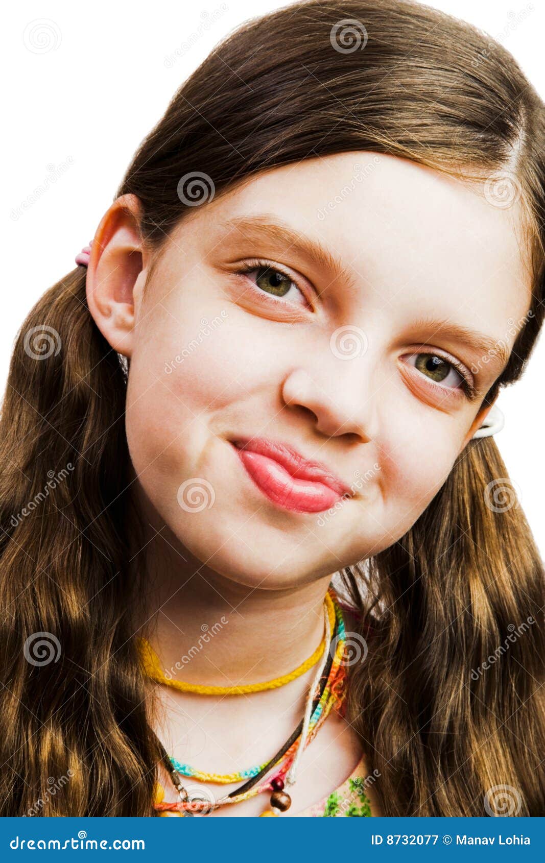 Smiley Face Of A Girl stock image. Image of caucasian - 8732077