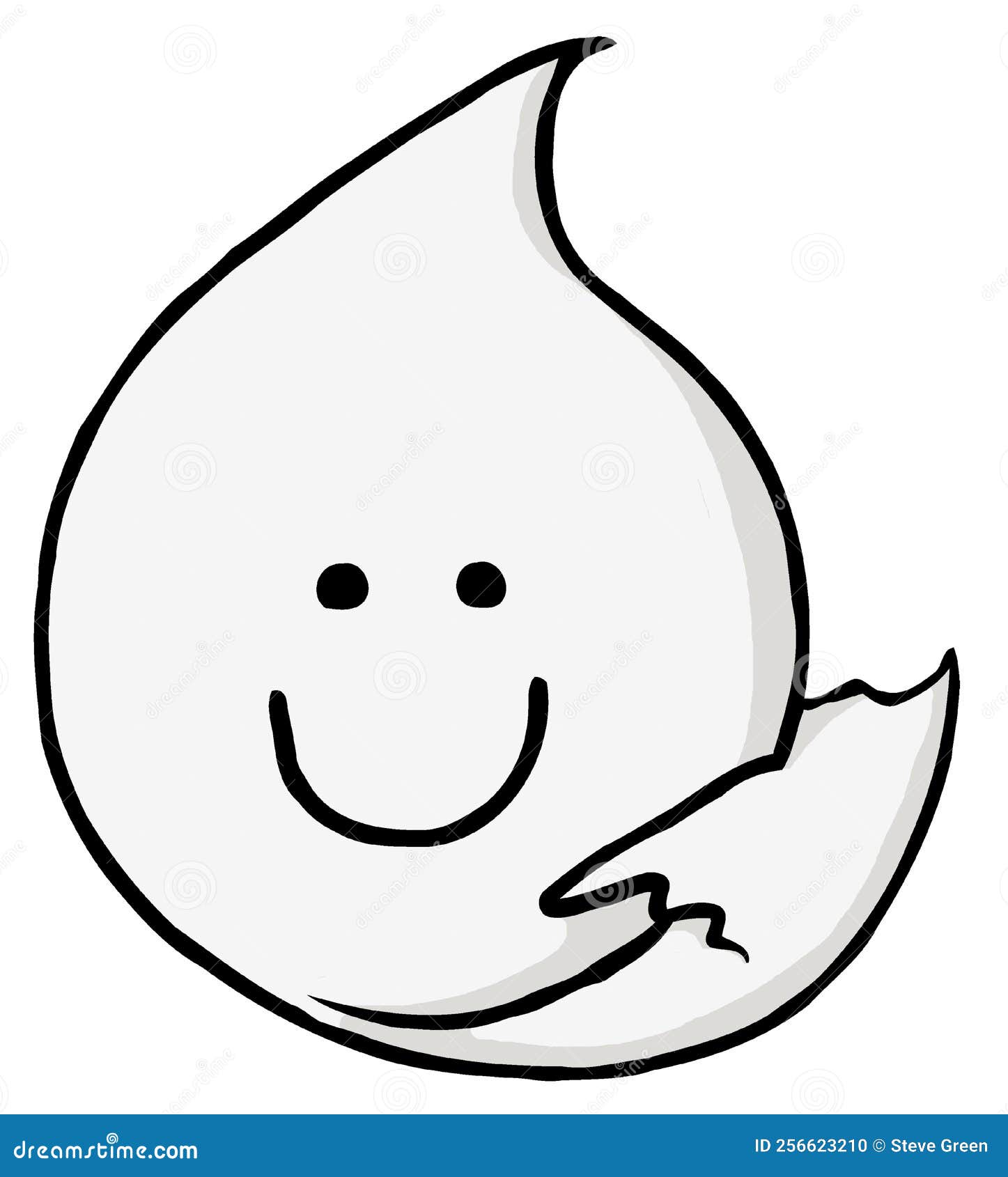 Smiley / Ghost-Girl / Vector Royalty-Free Illustration | CartoonDealer ...