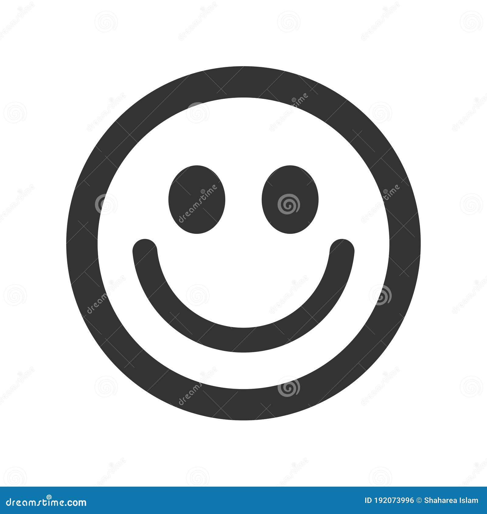 Smiley Face Icon Vector Illustration | CartoonDealer.com #192073996