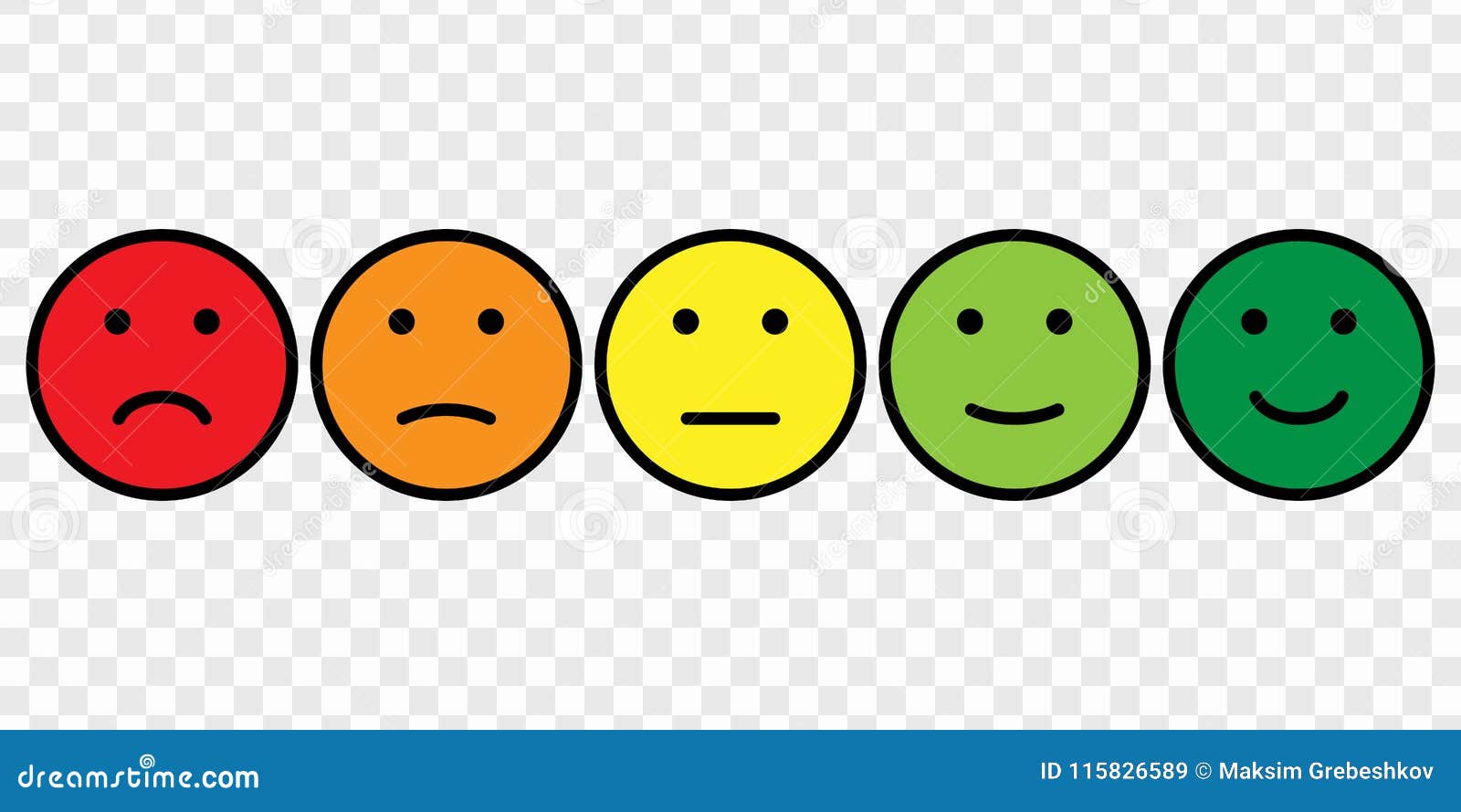 Smiley Face Icon Set vektor abbildung. Illustration von ikone - 115826589