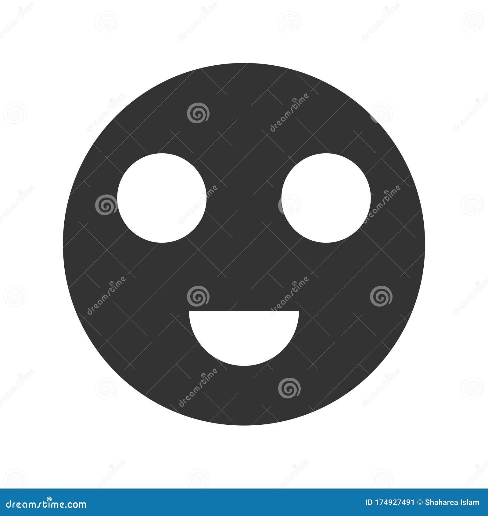 Smiley face icon stock vector. Illustration of icon - 174927491