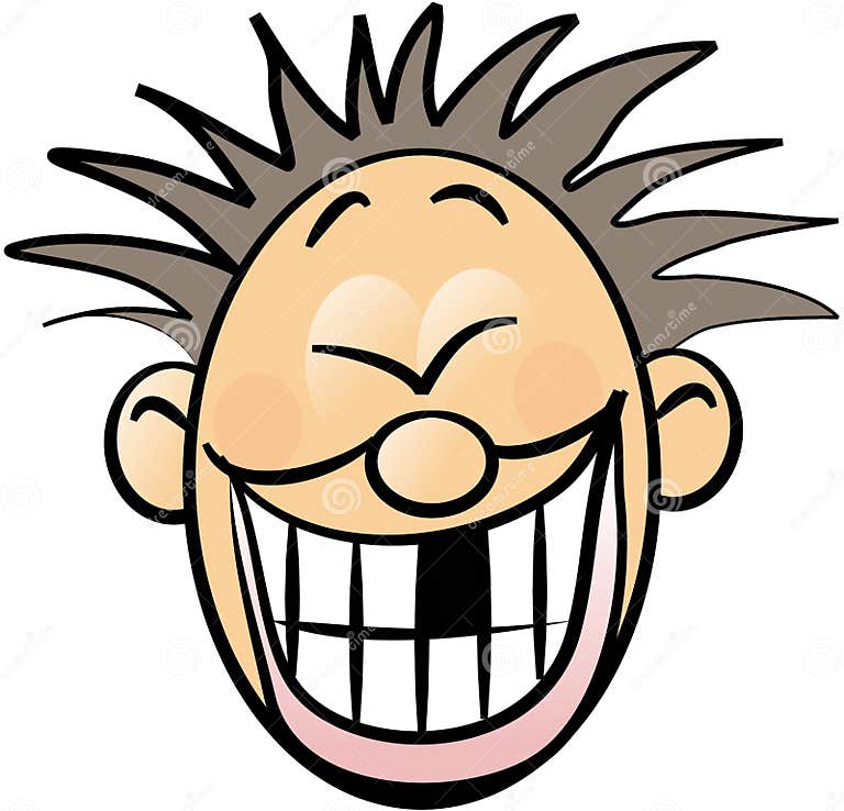Smiley Face with a Missing Tooth Stock Illustration - Illustration of ...