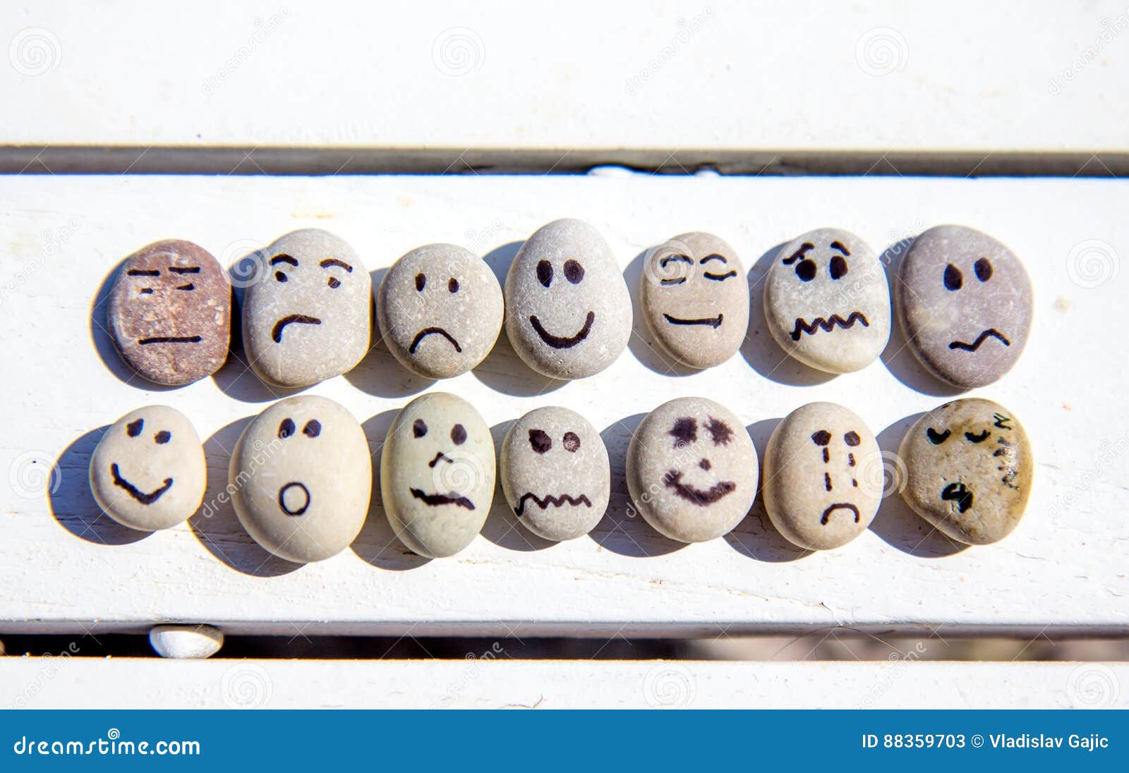 Smiley face on the pebbles stock image. Image of outdoor - 88359703