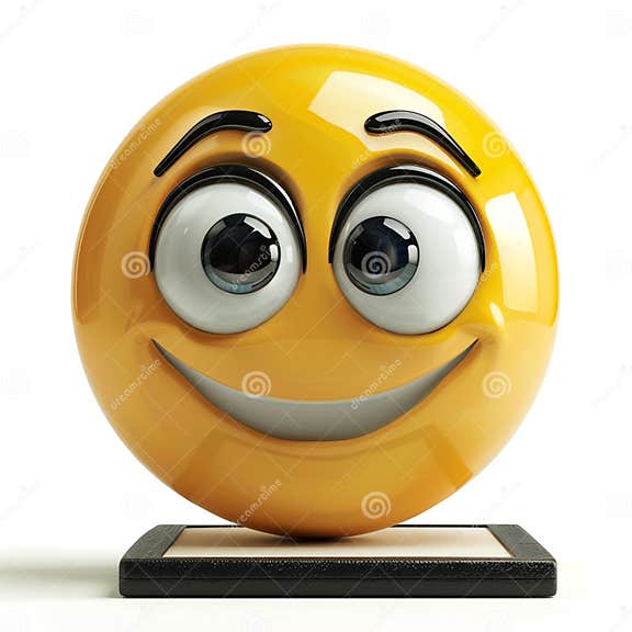 Smiley Face Reading E-book on Tablet Stock Illustration - Illustration ...