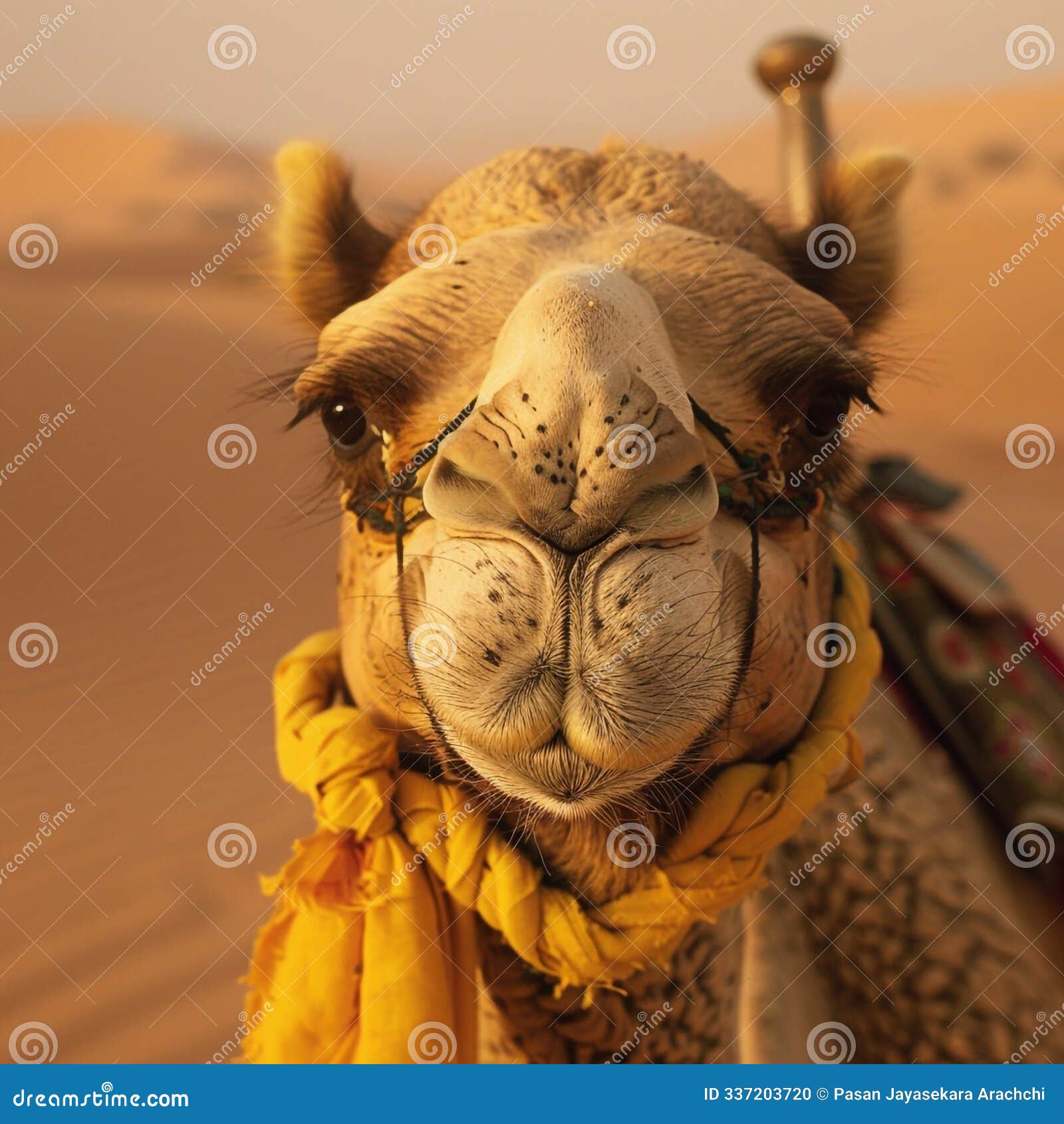Smiley Face Riding Camel in Desert Stock Illustration - Illustration of ...