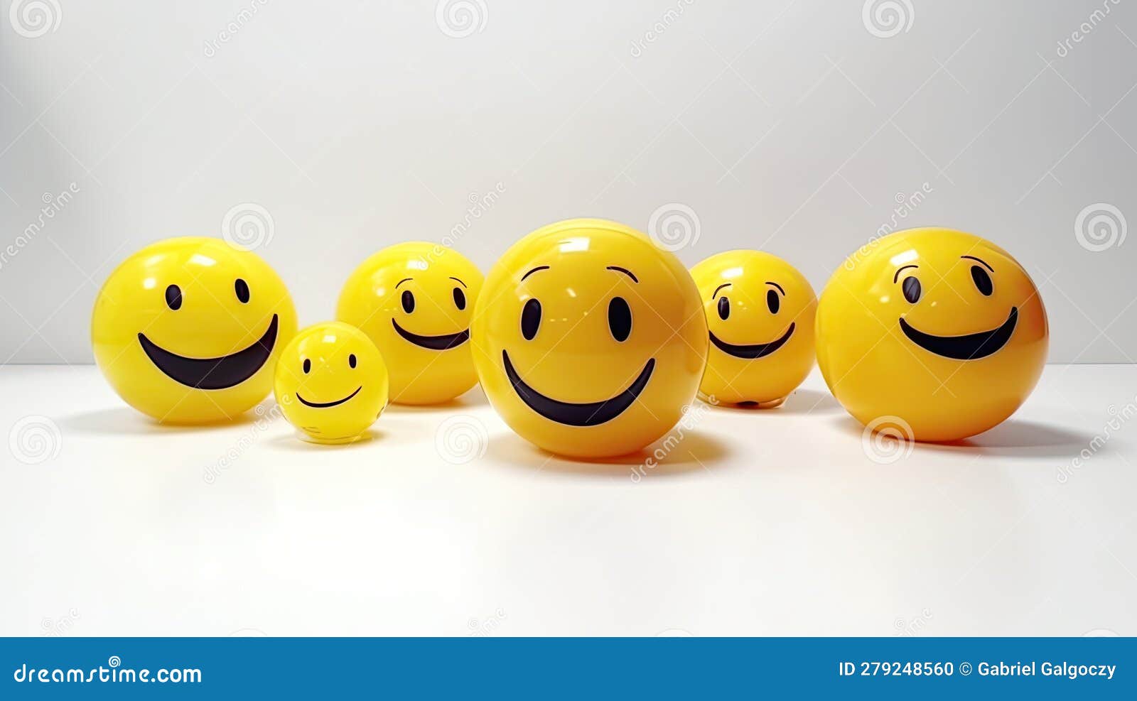 Yellow Smileys Faces Icon And Emoticons With Facial Expressions Vector ...