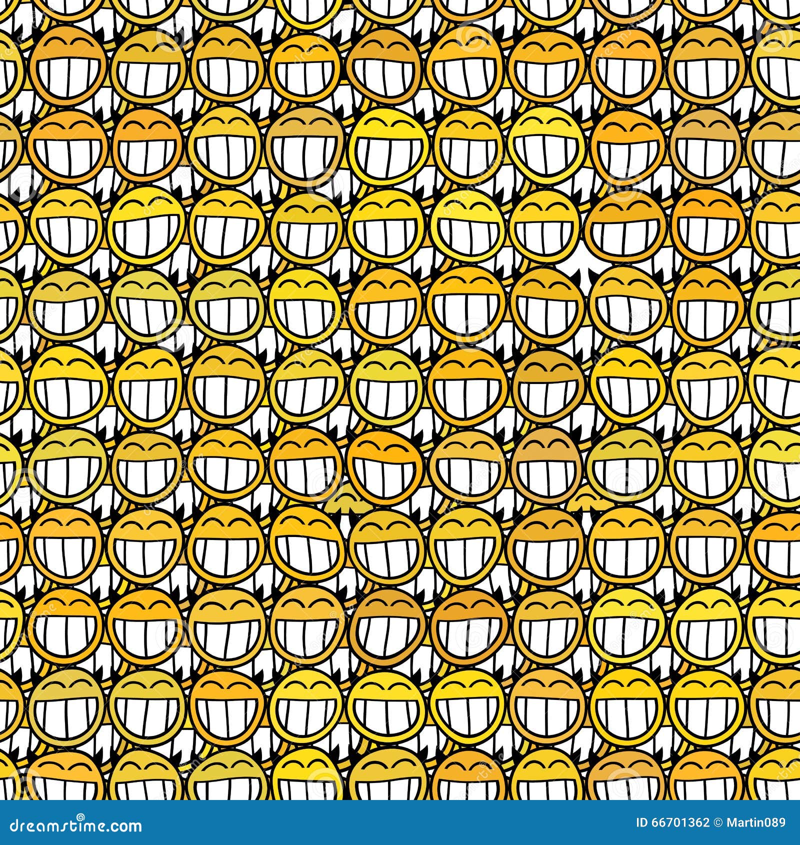 Smiley Face Seamless Pattern Stock Illustration - Illustration of ...