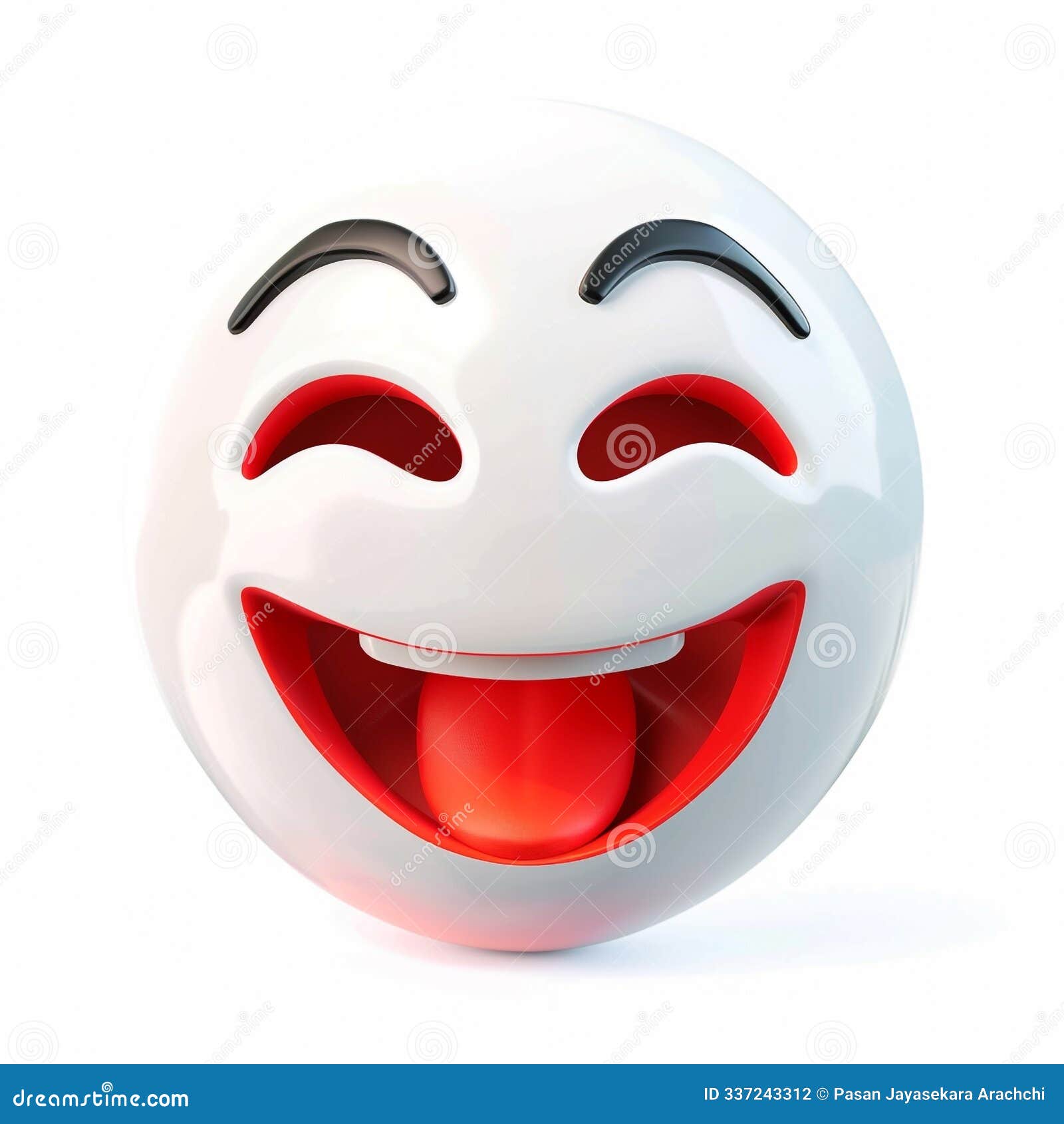 Smiley Face Wearing Theater Mask Performing on Stage Stock Illustration ...