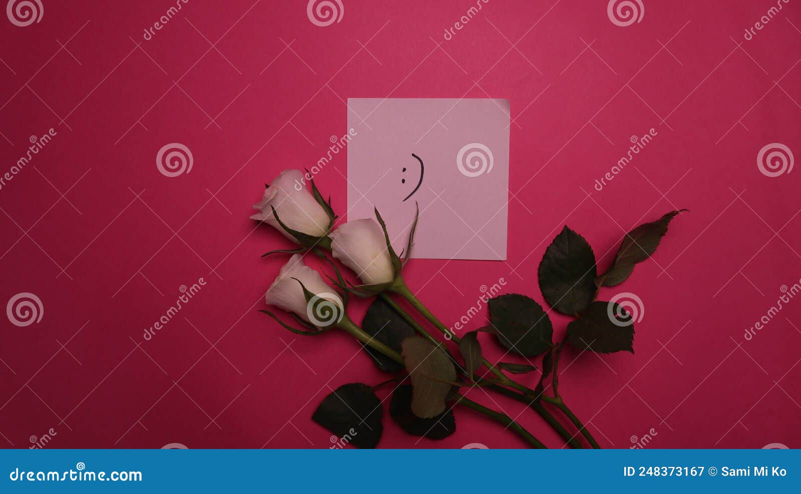 A Smiley Face is Written on the Sticker Stock Image - Image of ...