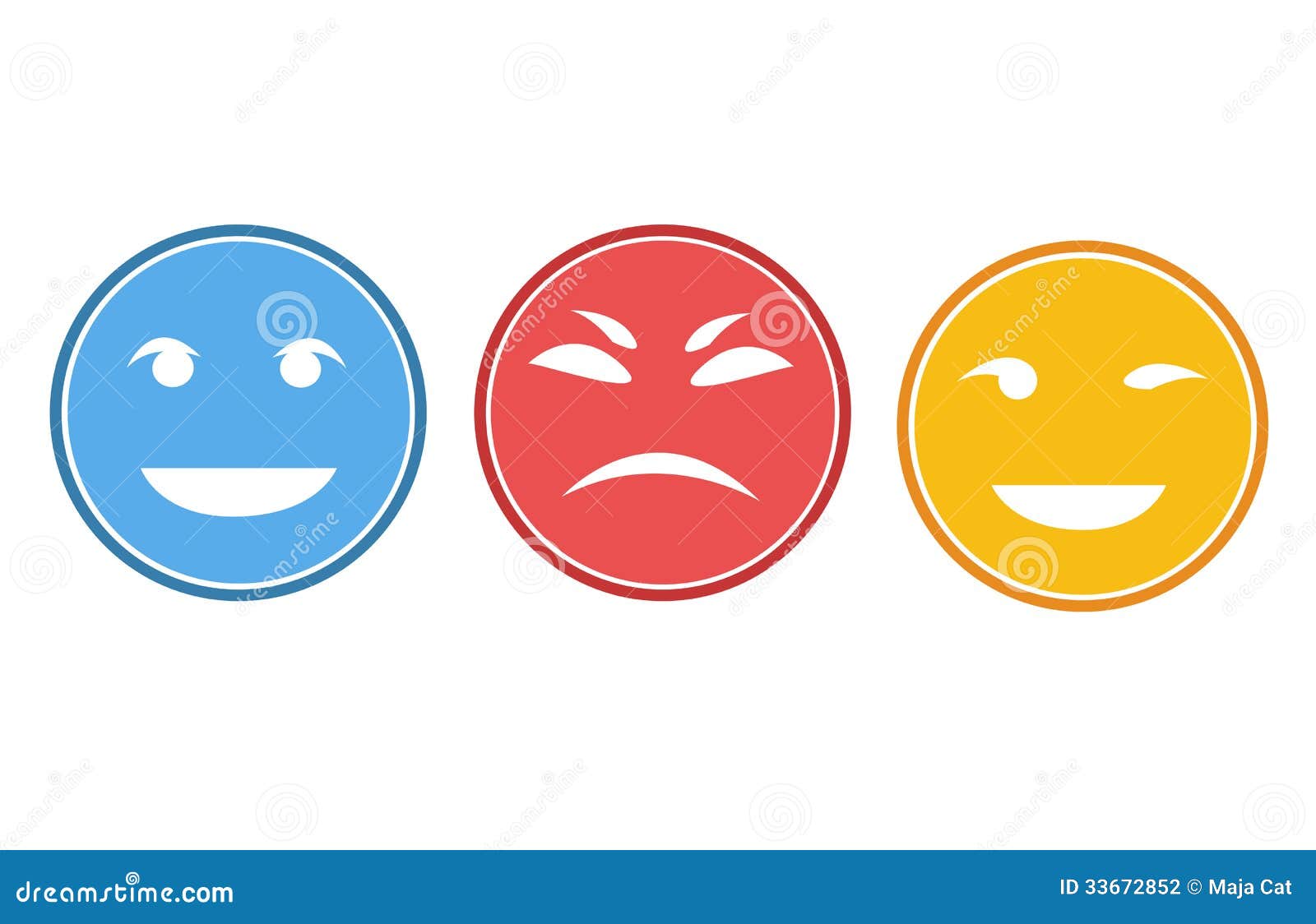 Smiley faces or avatar set stock illustration. Illustration of avatar ...