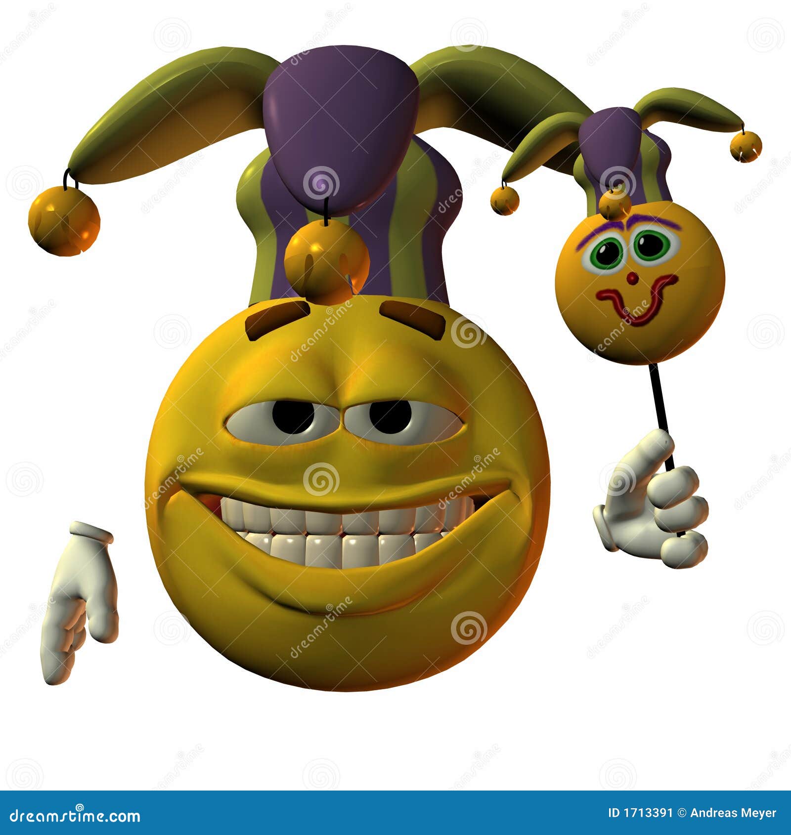 Smiley-Farceur illustration stock. Illustration du humeur - 1713391