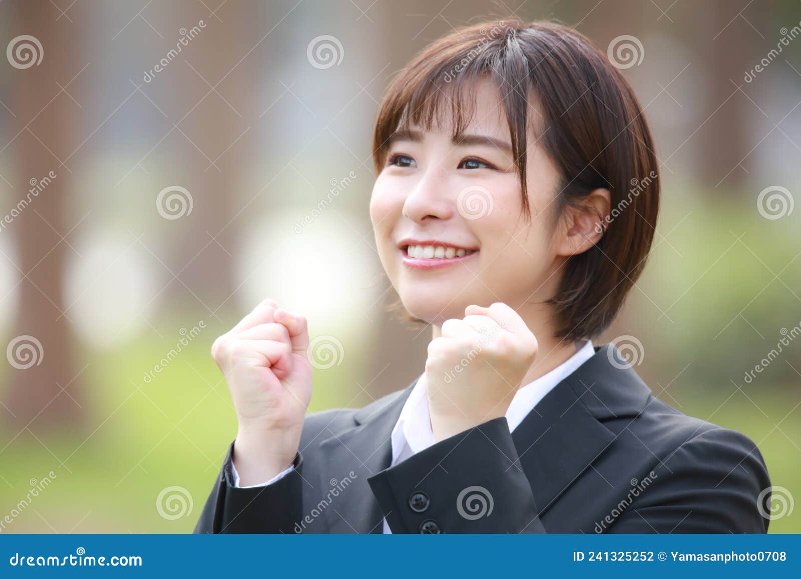 Smiley Female Office Worker Stock Photo - Image of young, beautiful ...