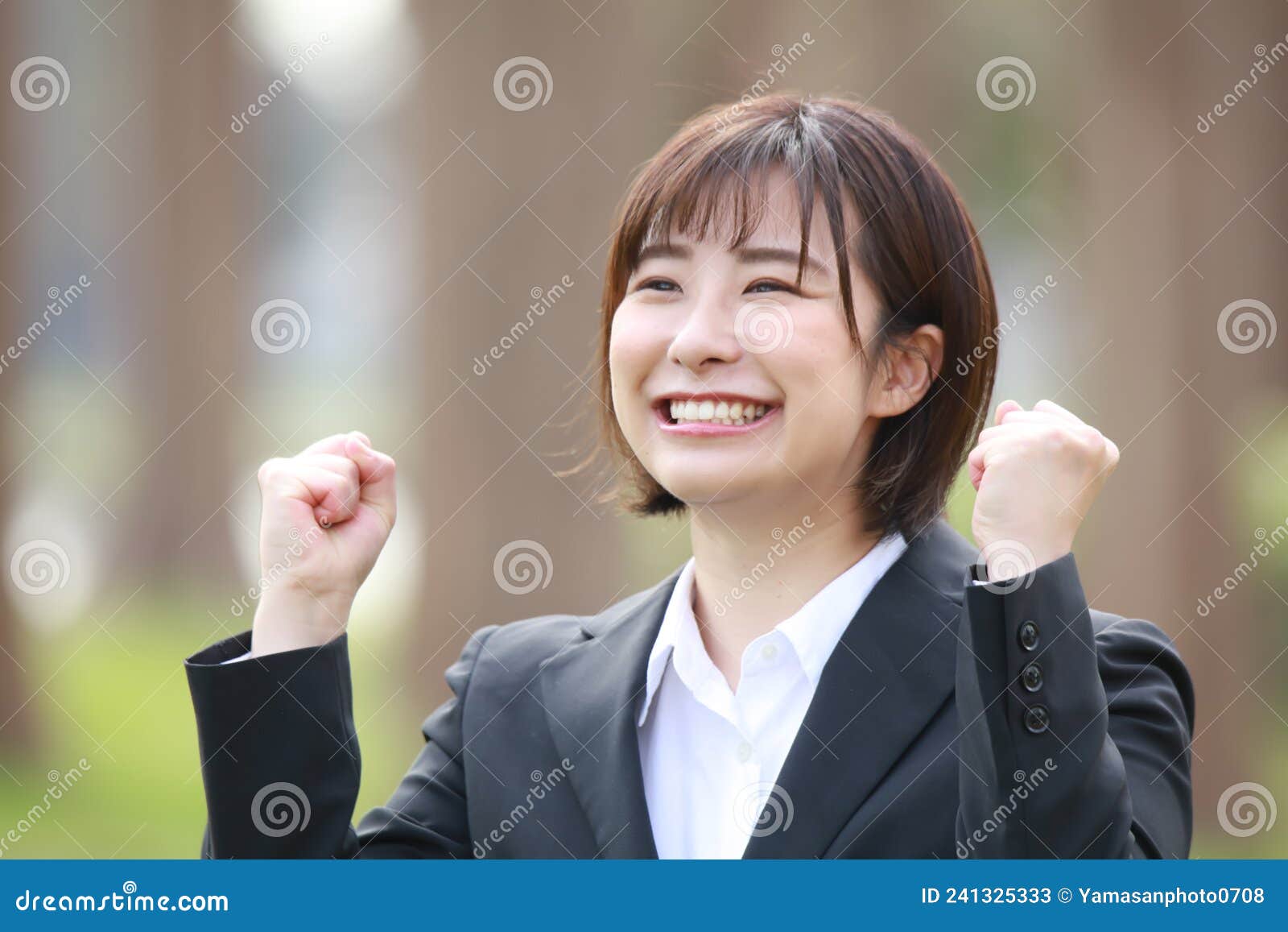 Smiley Female Office Worker Stock Image - Image of sunny, businessman ...
