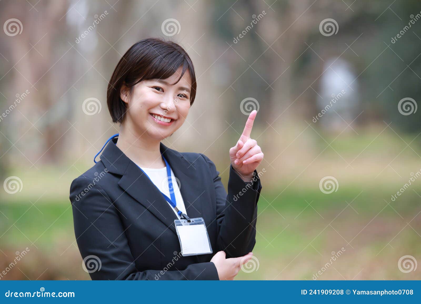 Smiley Female Office Worker Stock Photo - Image of worker, smile: 241909208