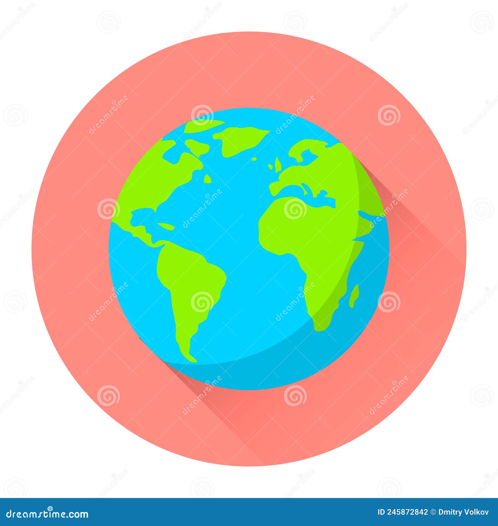 Smiley in the Form of the Earth. Earth Icon with Eyes and Hugging Hands ...