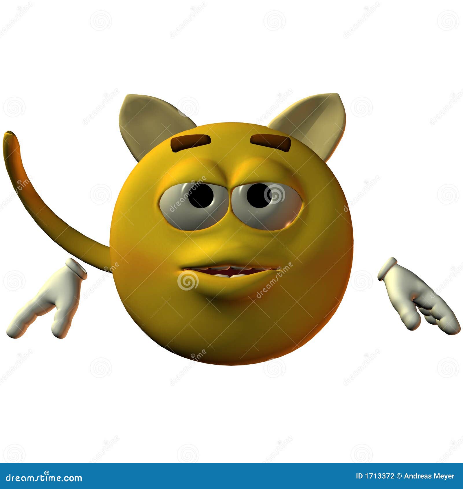 Smiley-Gato stock de ilustración. Ilustración de apoderado - 1713372