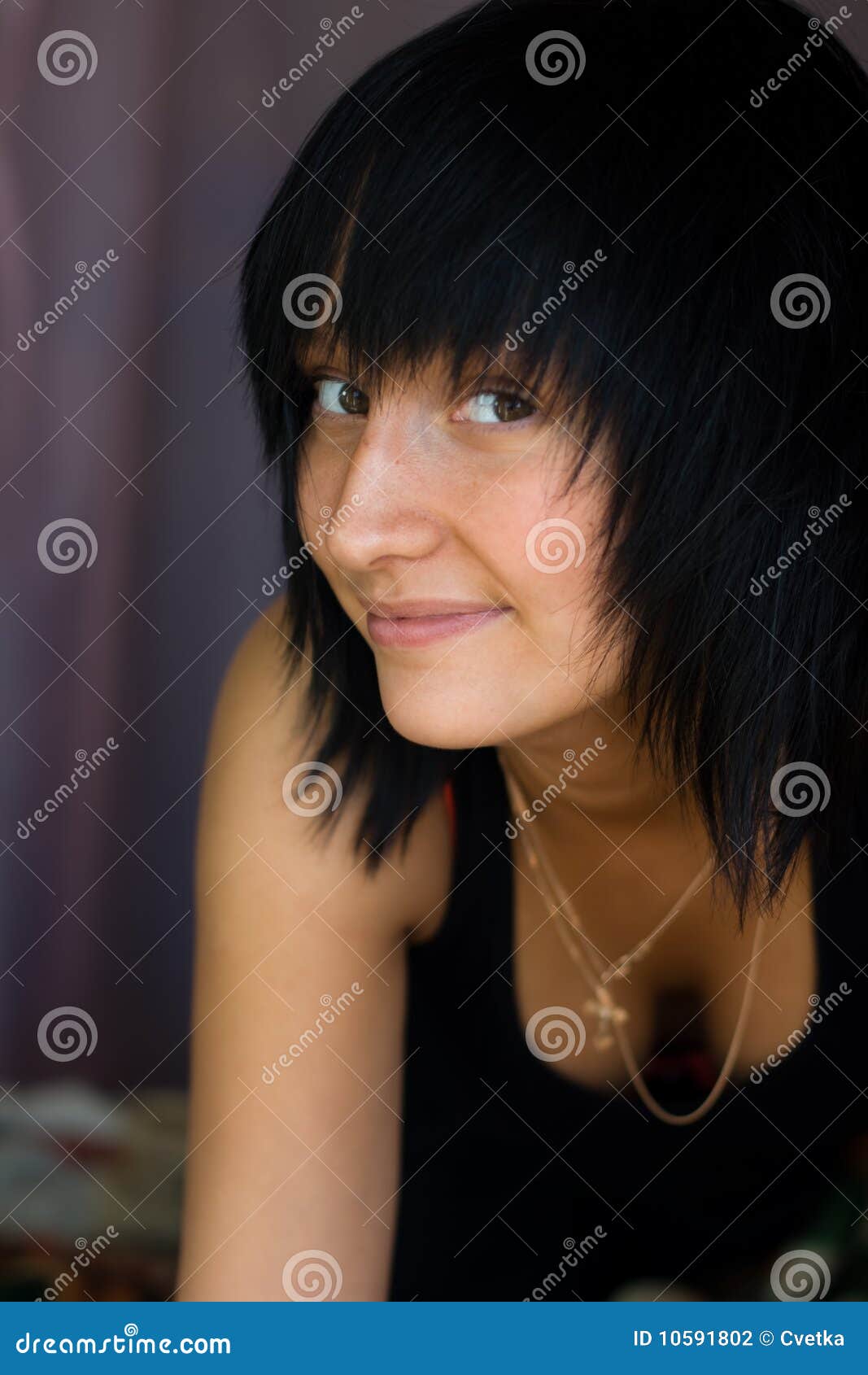 Smiley girl stock photo. Image of band, orange, light - 10591802