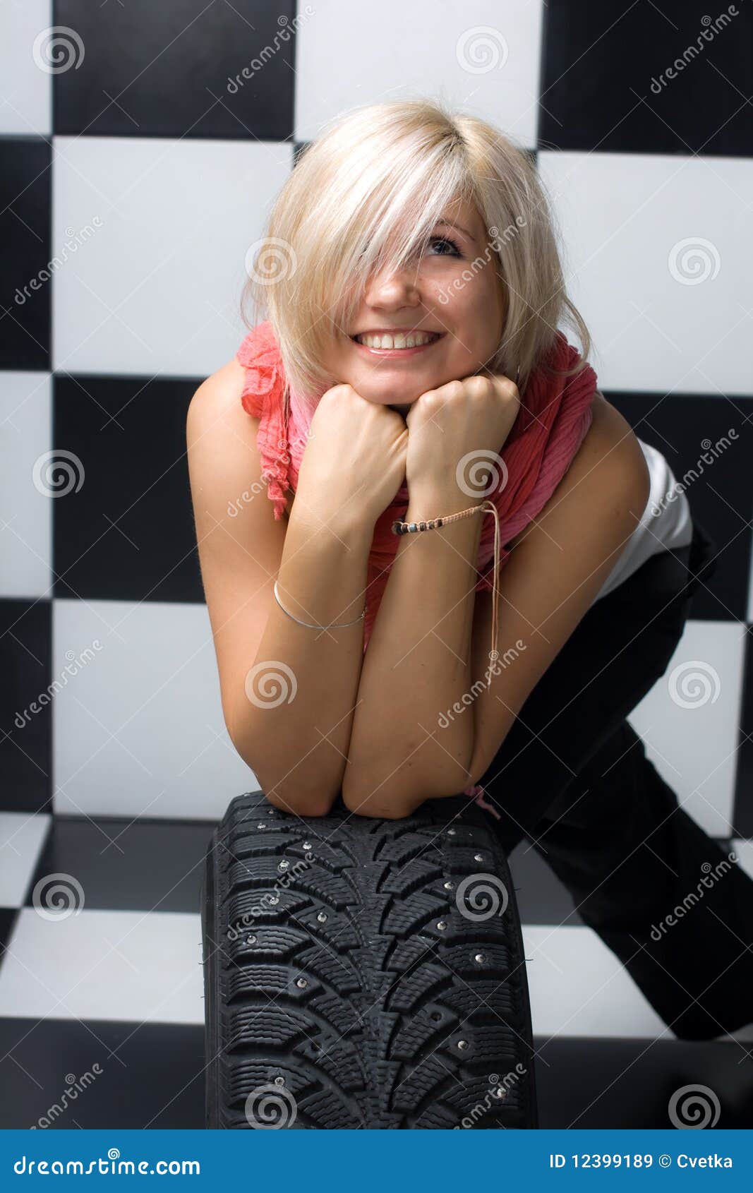Smiley girl stock image. Image of blue, couch, portrait - 12399189