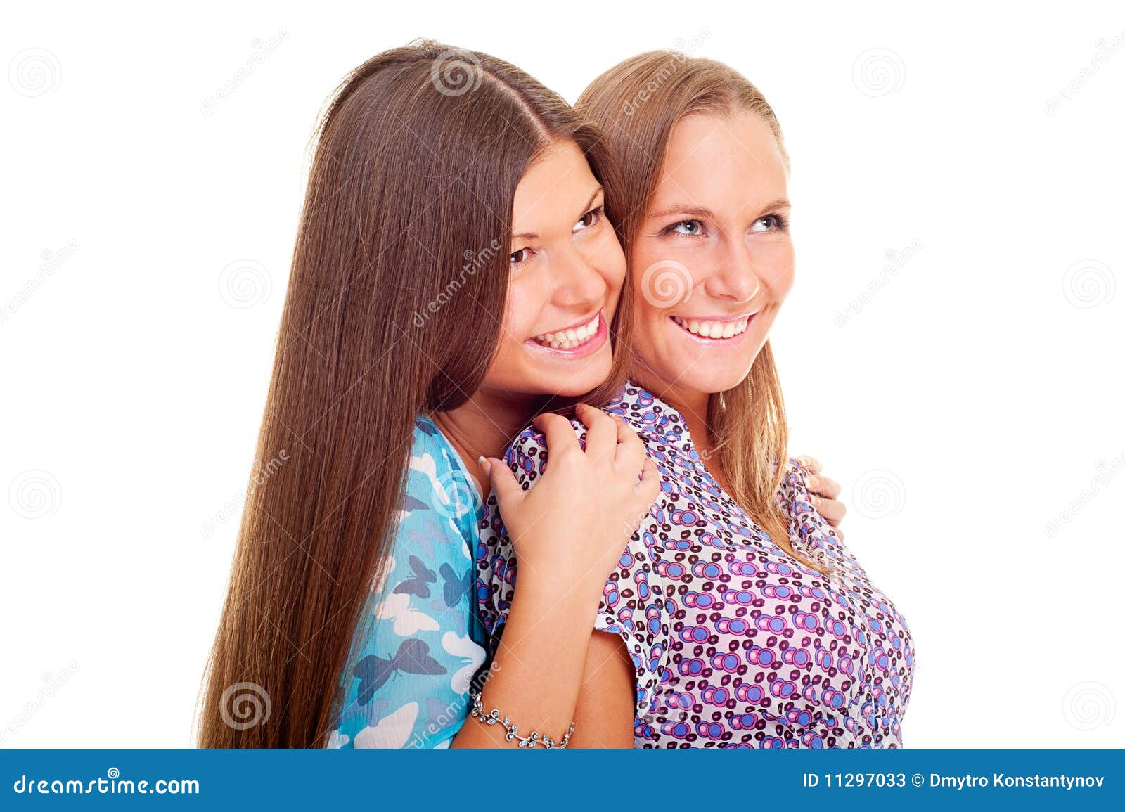 Smiley girls stock image. Image of isolated, glad, friendly - 11297033