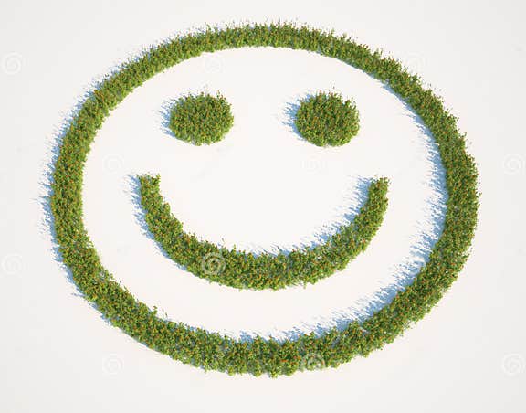 Smiley grass stock illustration. Illustration of happy - 22278507