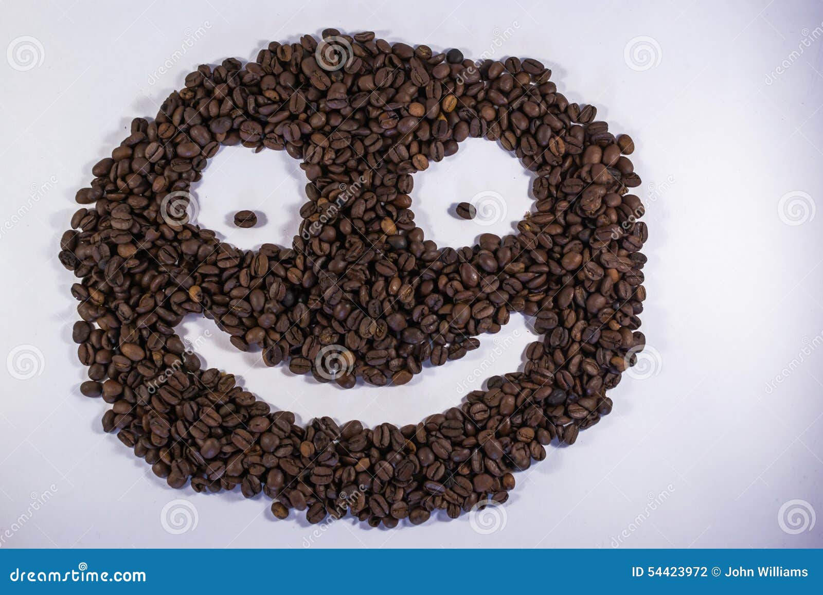 Smiley Happy Coffee Bean Face Stock Photo - Image of bean, grain: 54423972