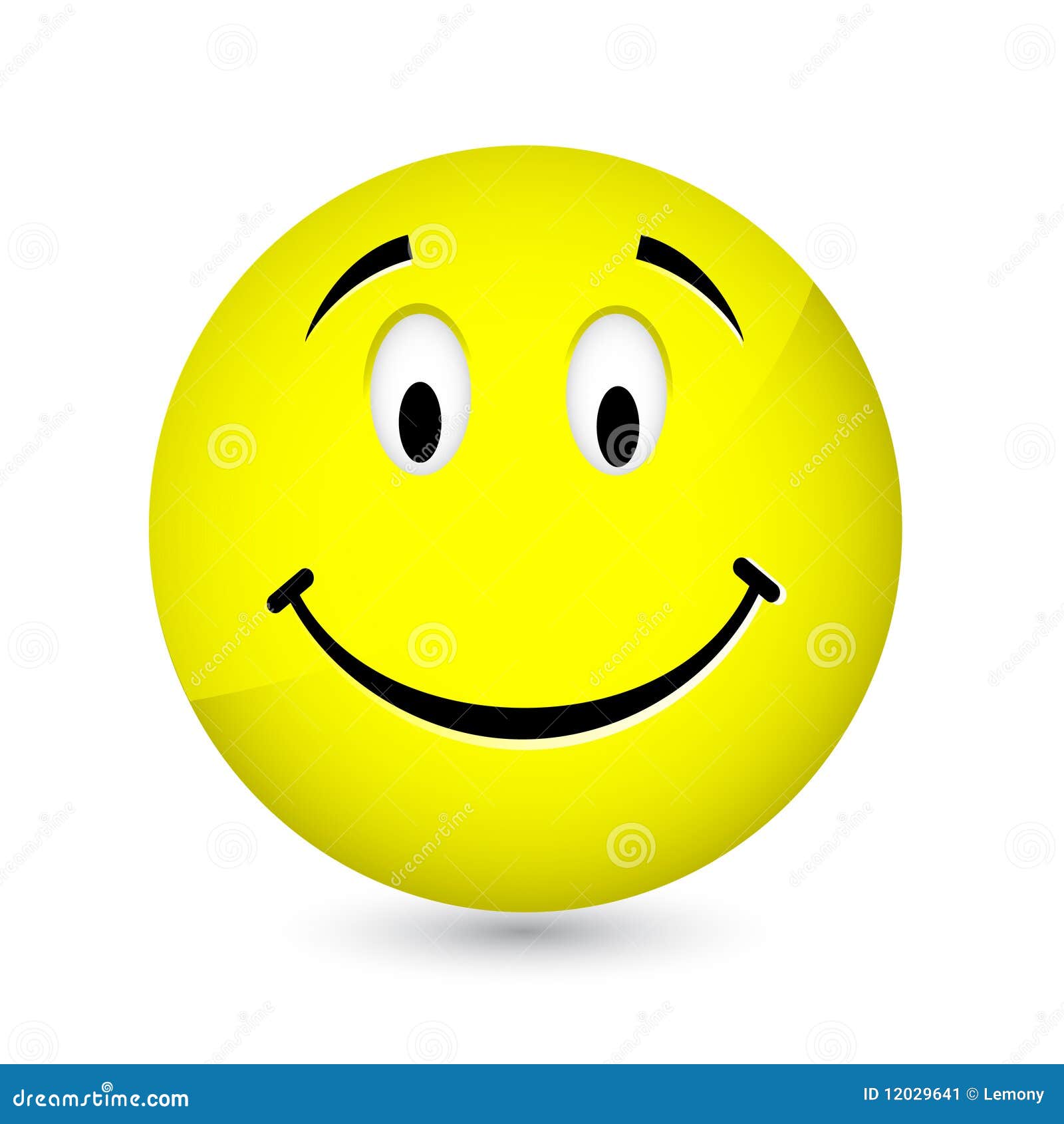 Smiley heureux illustration de vecteur. Illustration du expression ...