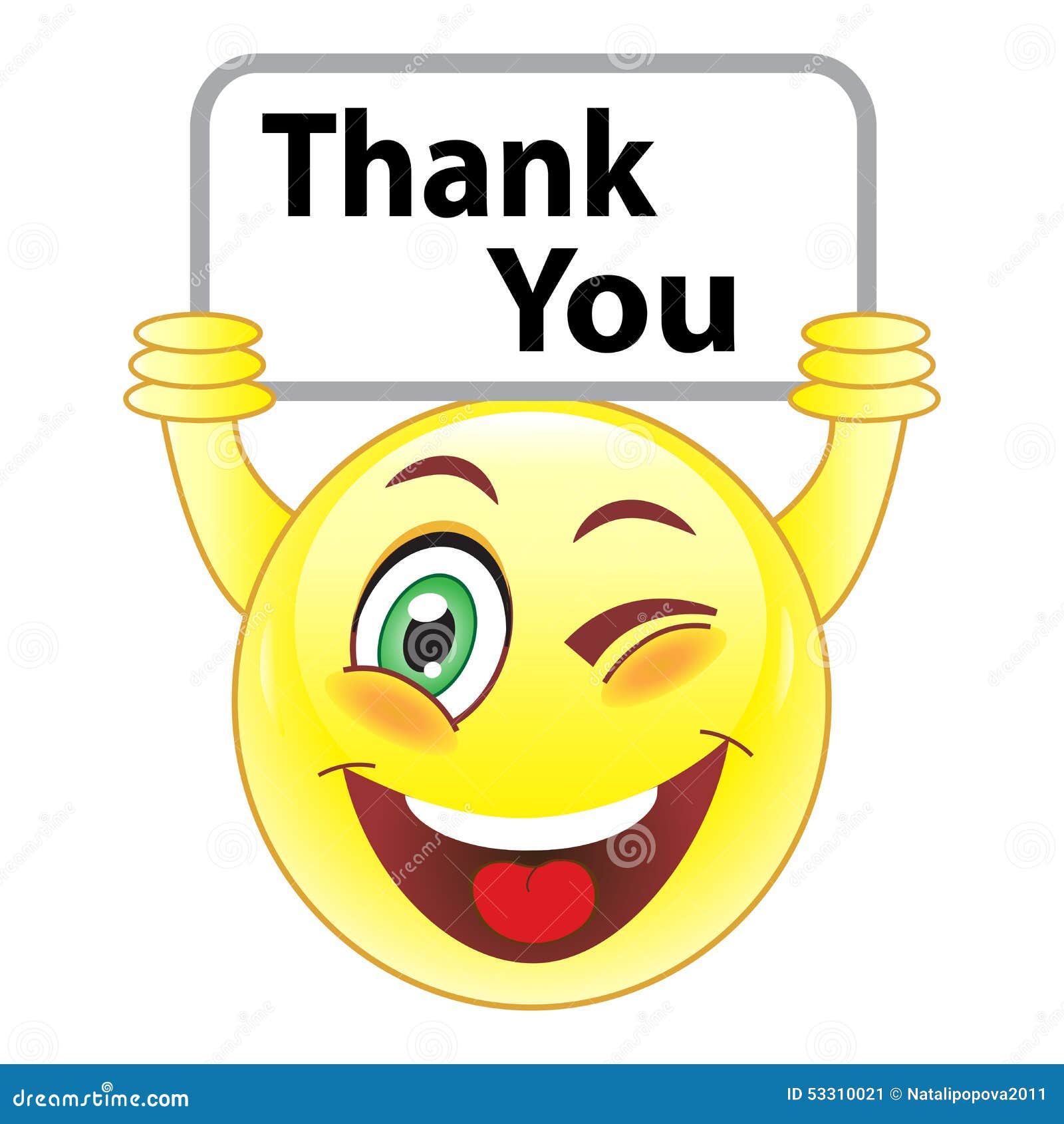 Smiley holding a sign stock vector. Illustration of script - 53310021