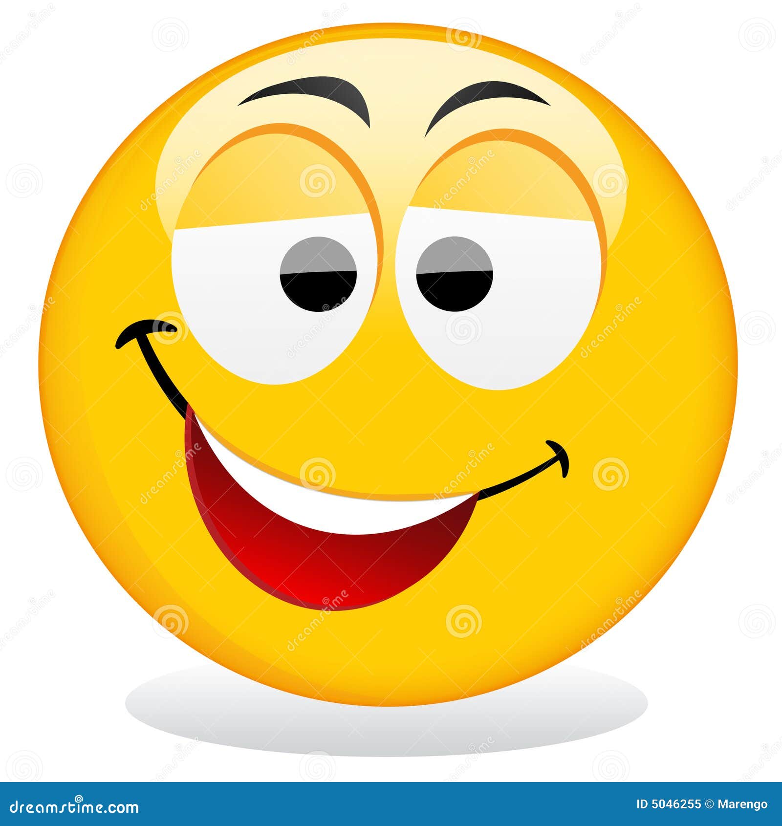 Smiley icon stock illustration. Illustration of smiling - 5046255