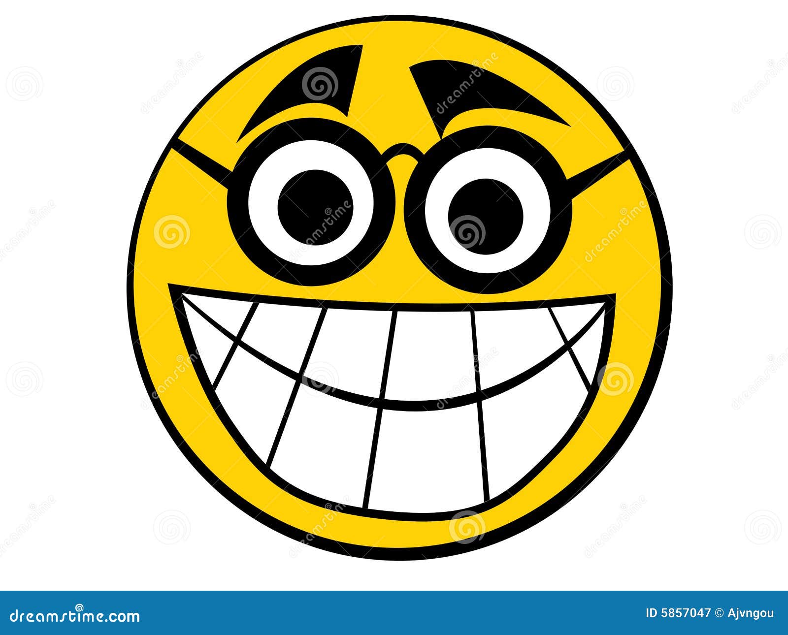 Smiley Icon Nerd stock illustration. Illustration of student - 5857047