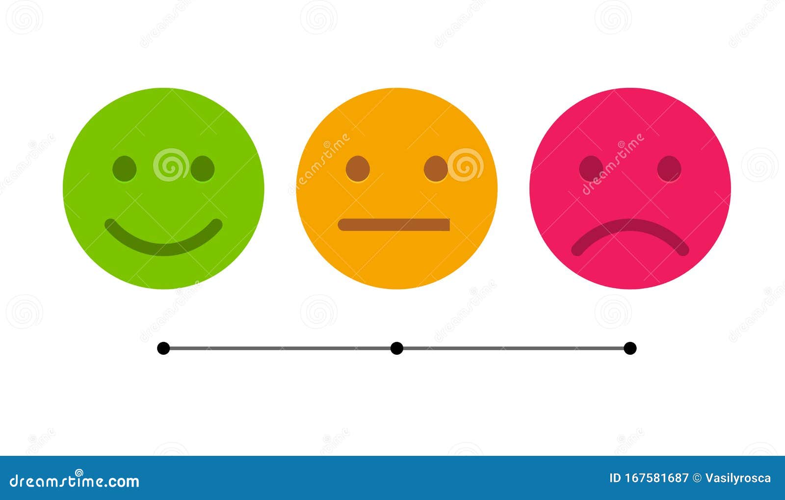 Smiley Icon Set. Emoticons Positive, Neutral and Negative. Vector ... Smiley Icon Set. Emoticons Positive, Neutral and Negative. Vector ...