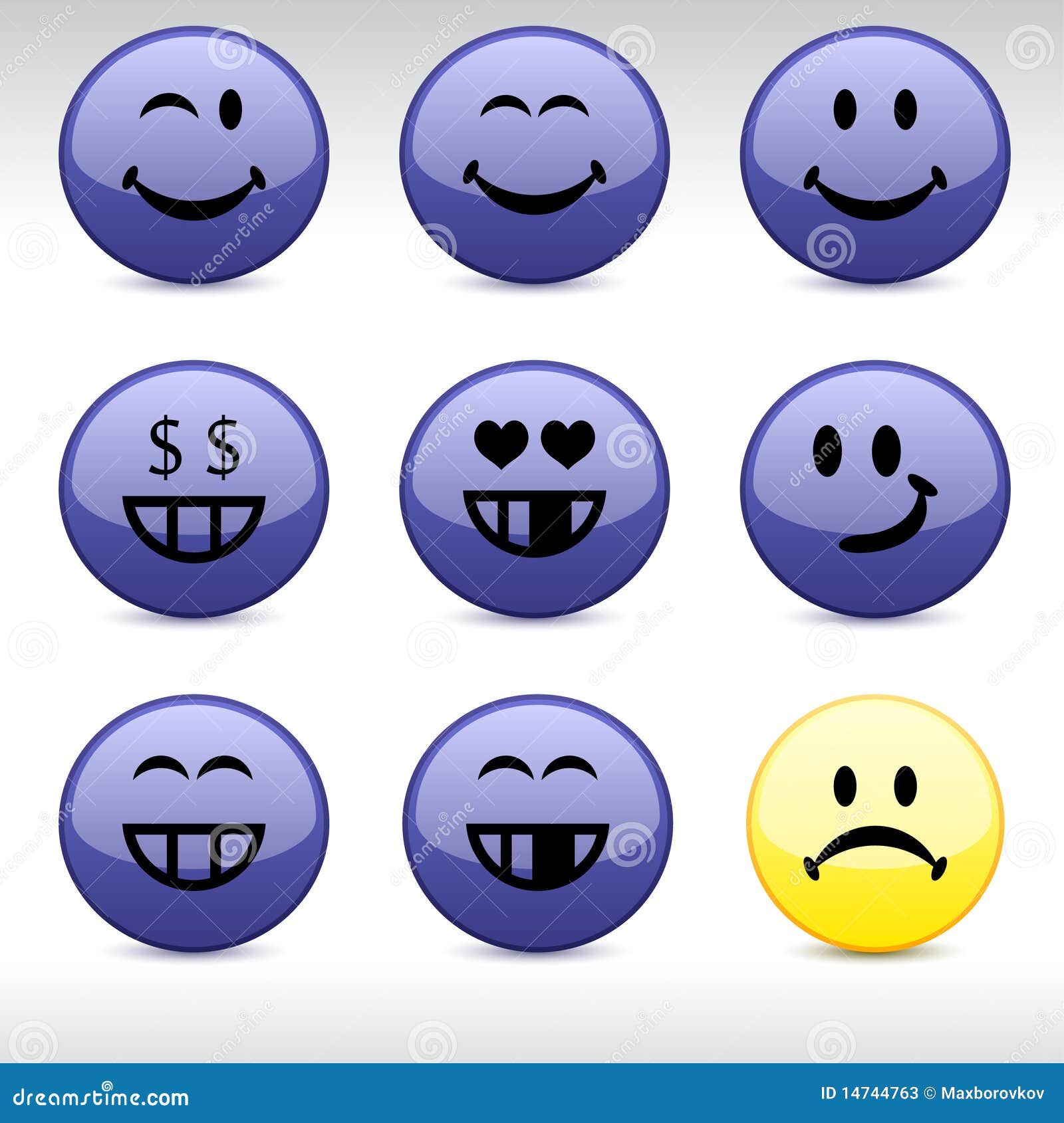 Smiley Icons. Picture Image: 14744763