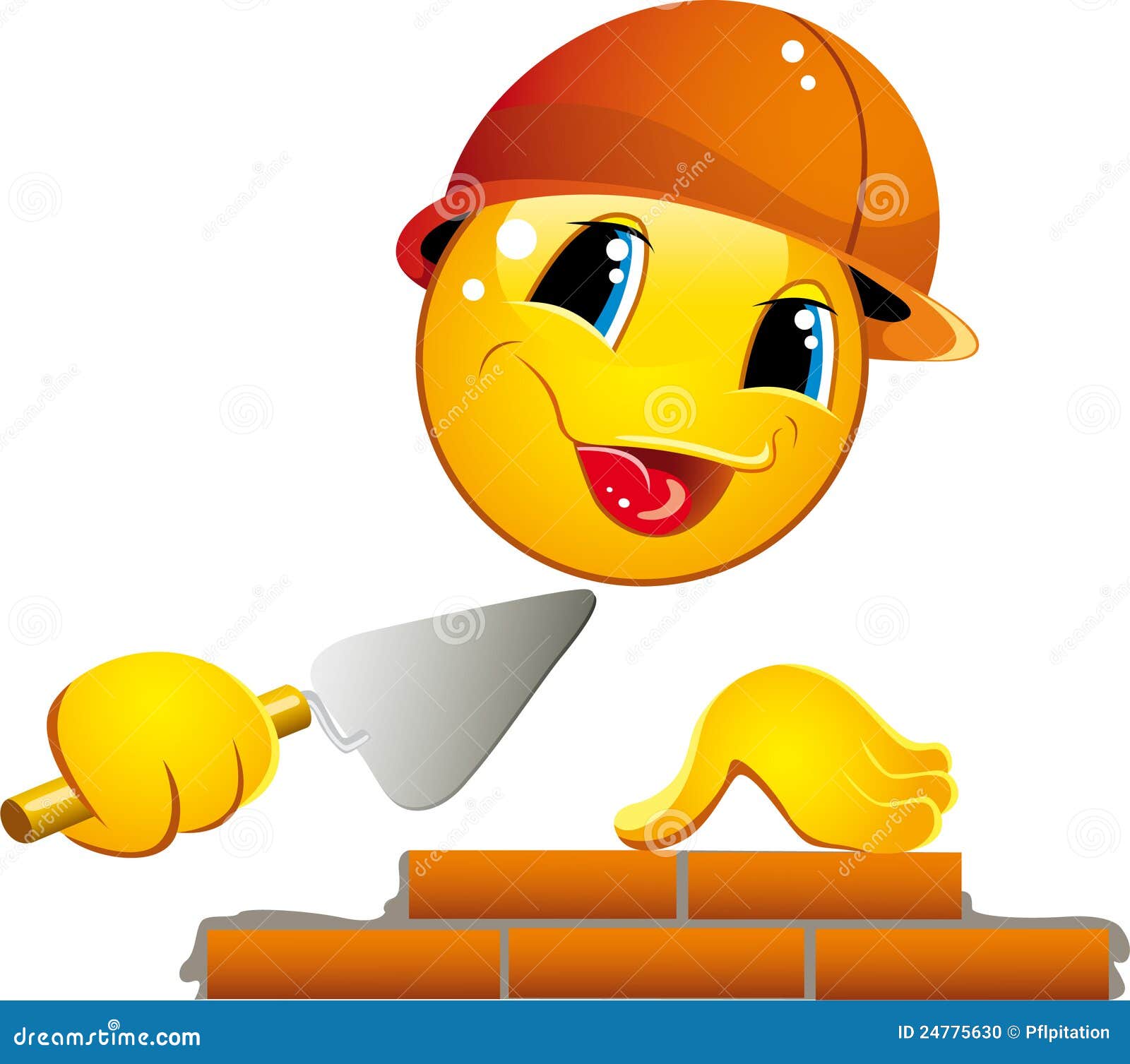 Smiley Icons In A Helmet Stock Photo - Image: 24775630