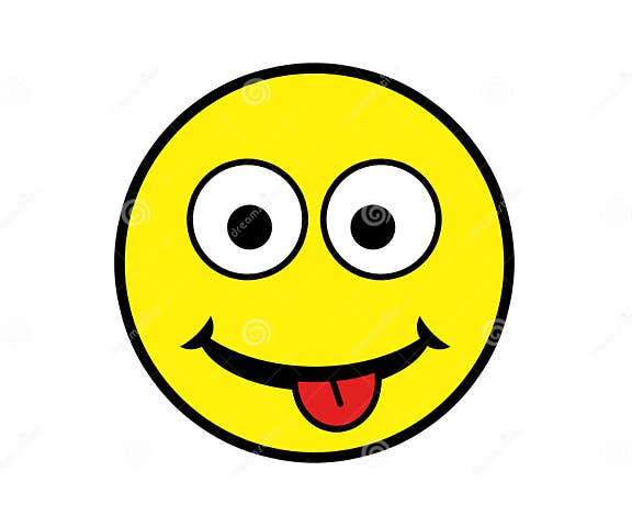 Smiley idiot illustration de vecteur. Illustration du drôle - 3191649