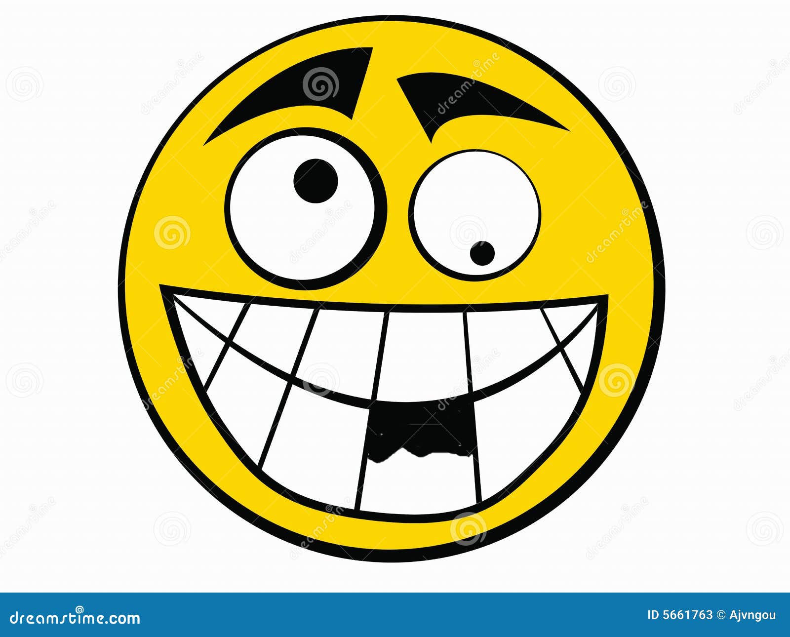 Smiley-Ikone dumm stock abbildung. Illustration von ikonen - 5661763