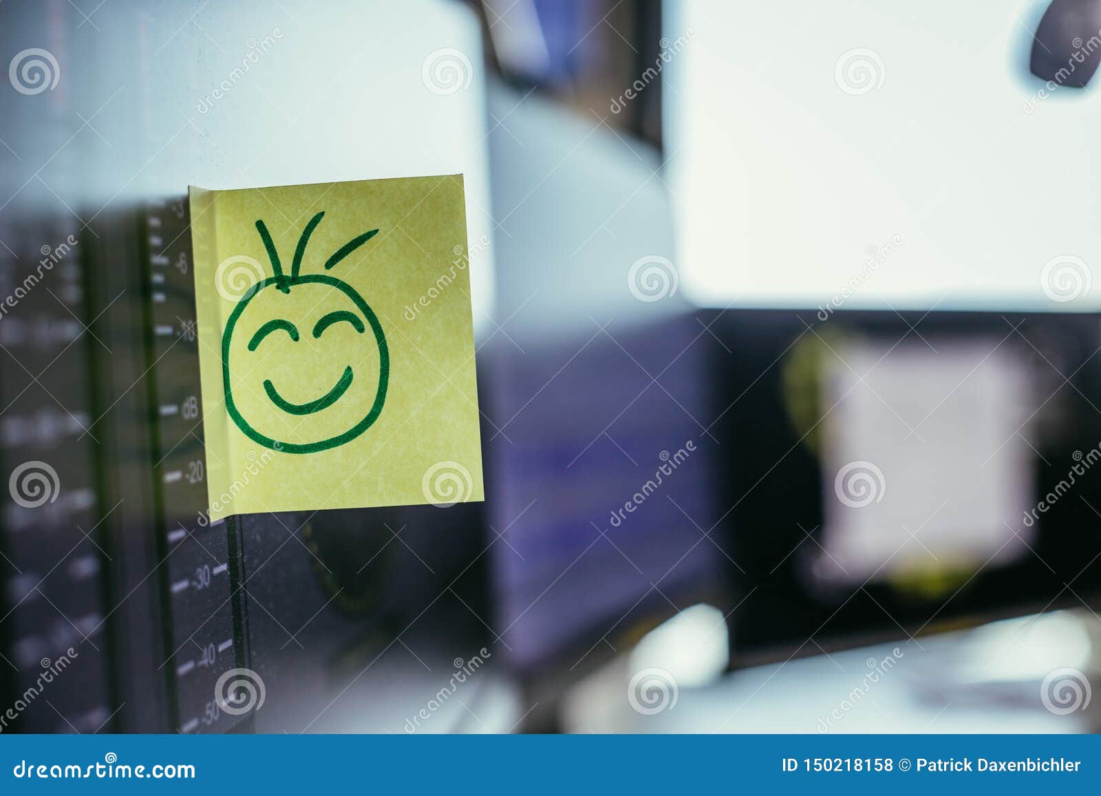 Smiley Illustration at the Working Place, Metaphor for Feedback and ...