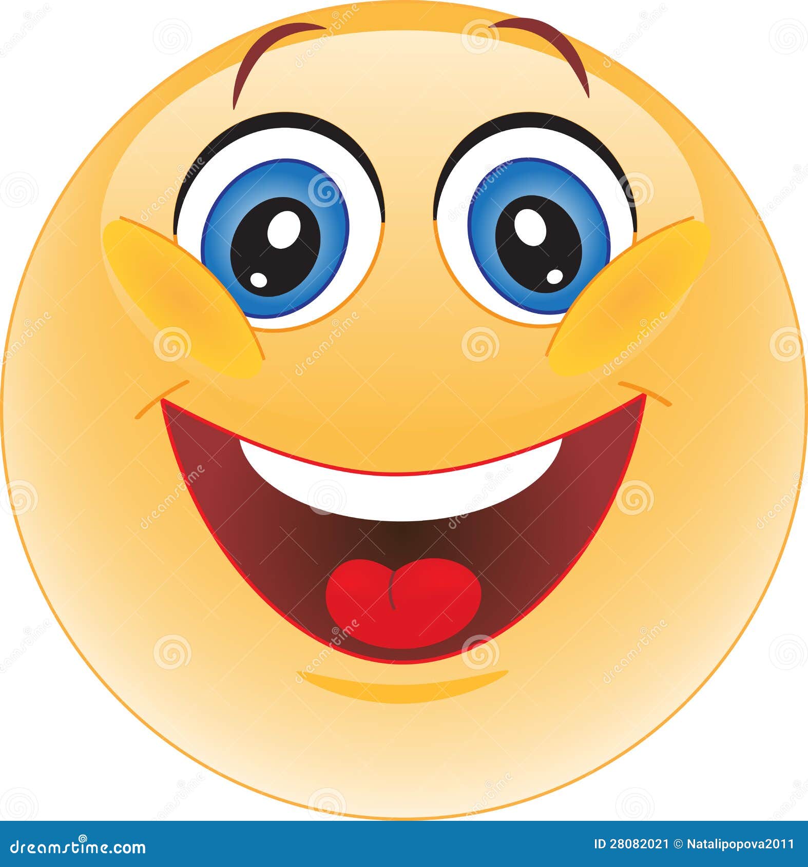 Smiley. Leende. Lycka. stock illustrationer. Illustration av symbol ...